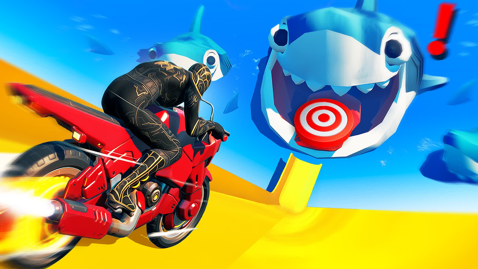🦈ULTIMATE SHARK RAMP JUMP 🚀 [ bdd ] – Fortnite Creative Map Code