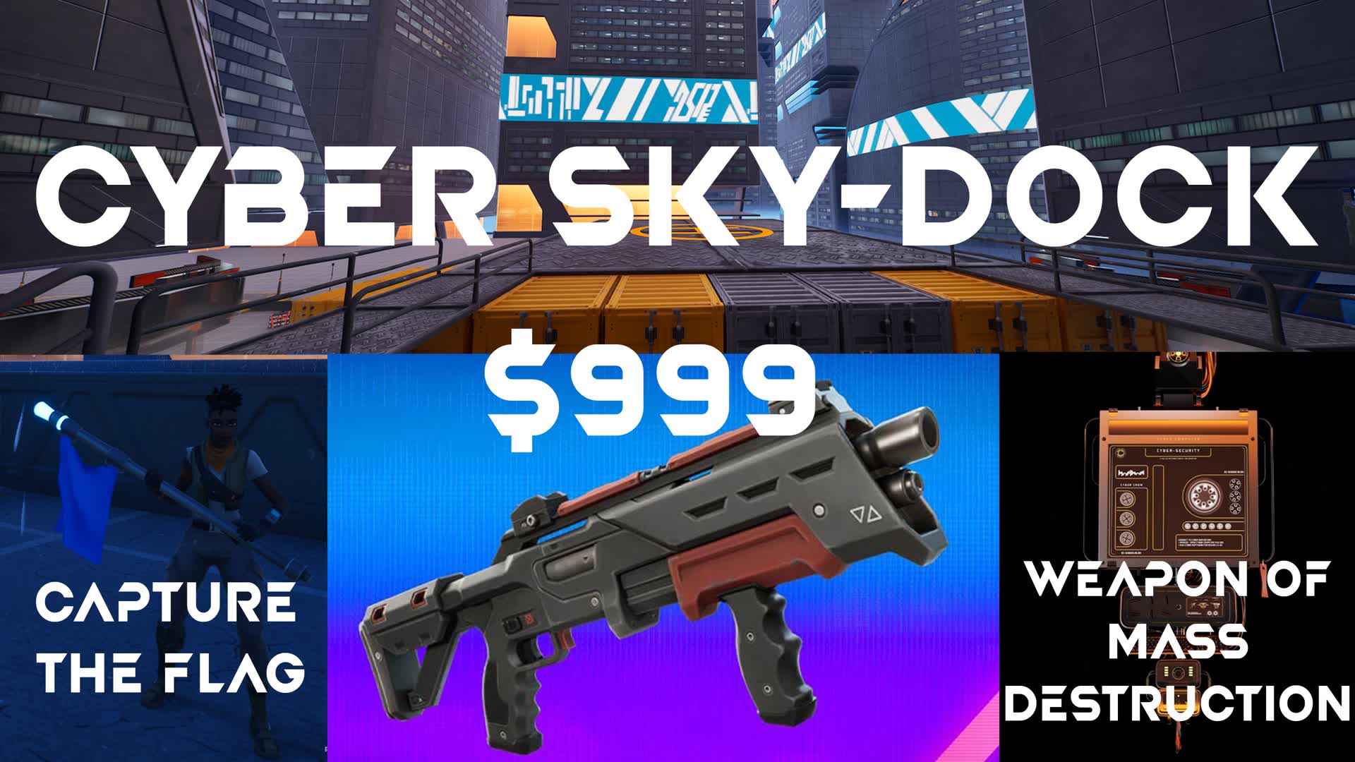 CYBER SKYDOCK [ cybercrew ] – Fortnite Creative Map Code