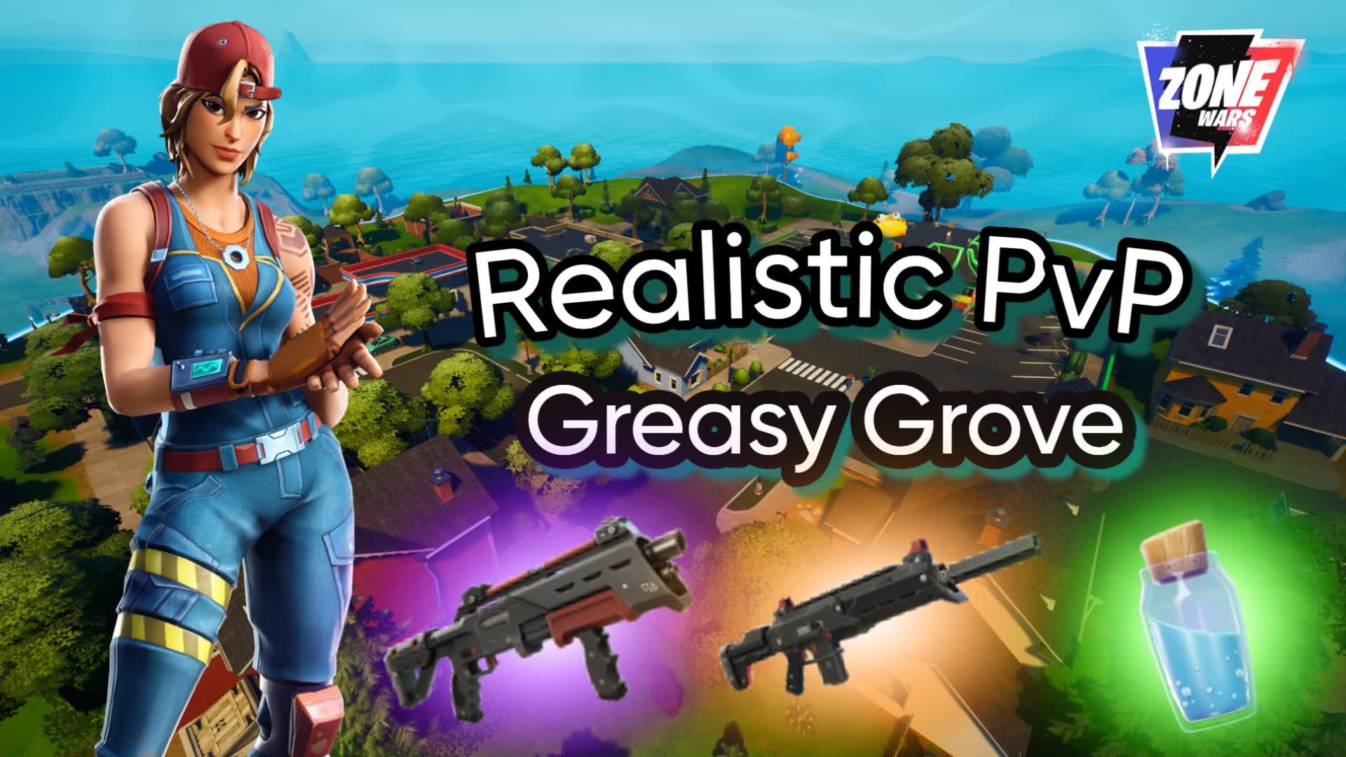 Greasy Realistic PvP | All weapons [ pandquil ] – Fortnite Creative Map ...