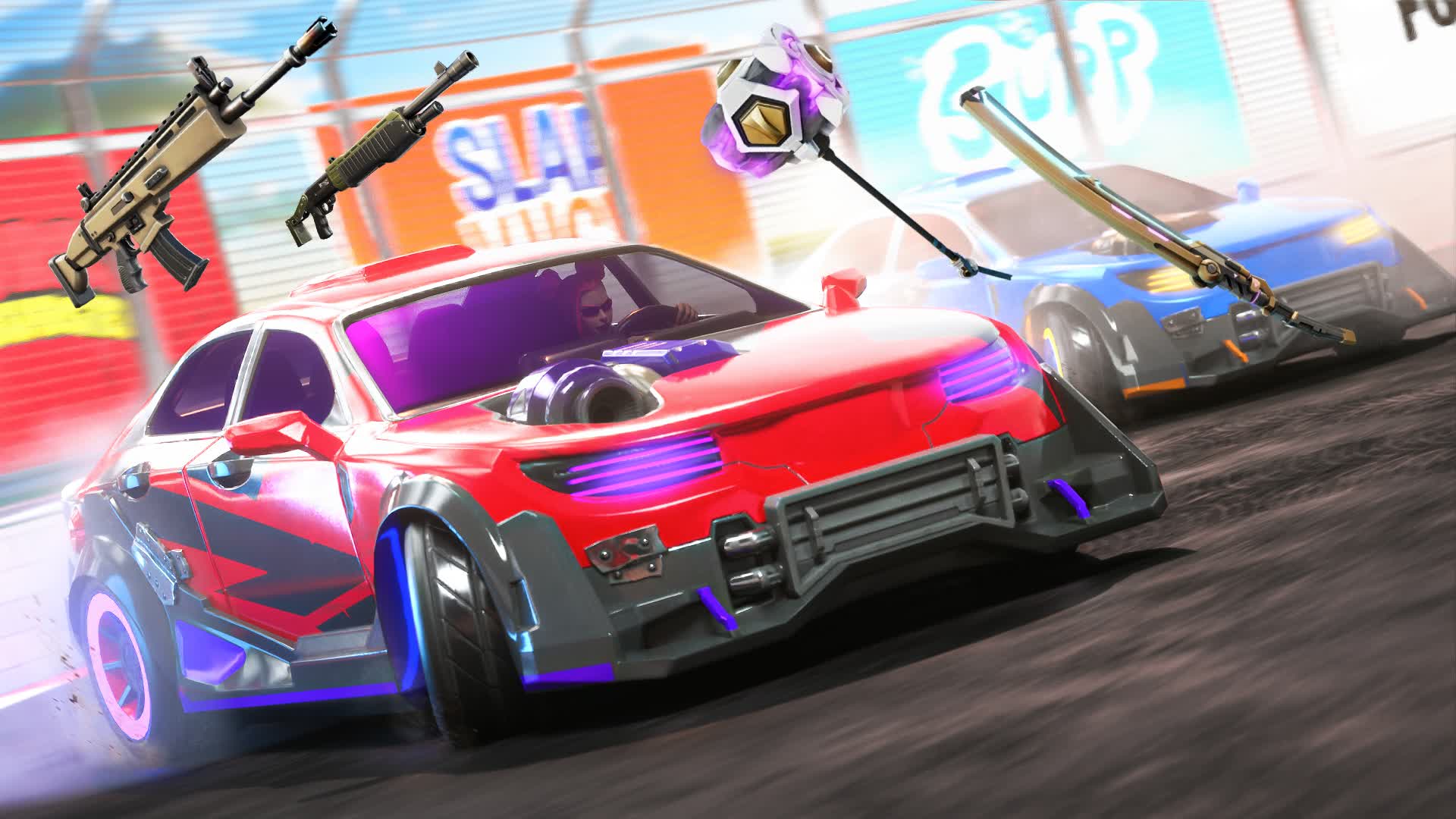 💯DRIFT CITY FFA - ALL WEAPONS [ highsky ] – Fortnite Creative Map Code