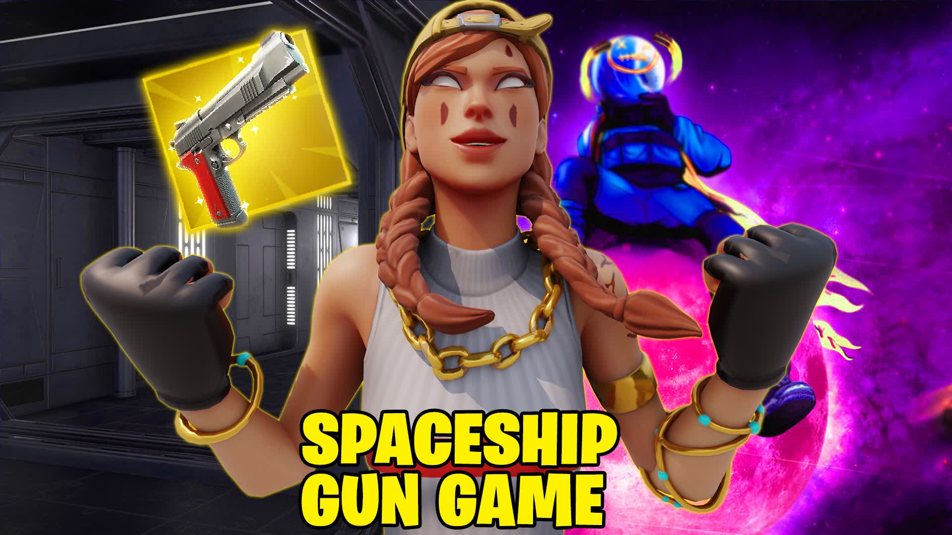🚀Spaceship - Gun Game!🔫 [ gasclan ] – Fortnite Creative Map Code
