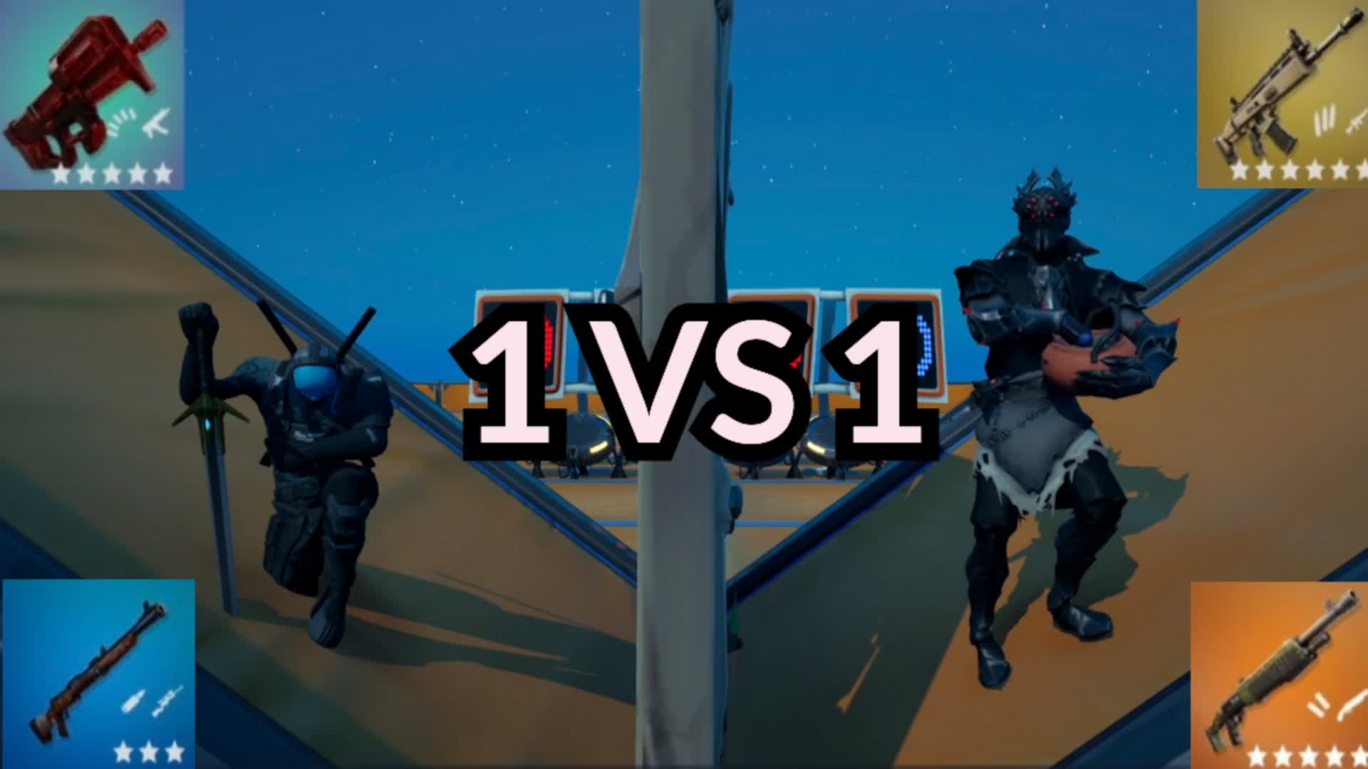 1 VS 1 [ w-wolf ] – Fortnite Creative Map Code