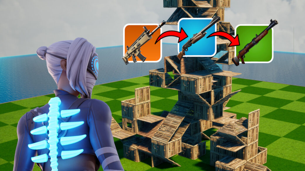 Dropdown - Gun Game (w/ Building) [ lowkj ] – Fortnite Creative Map Code