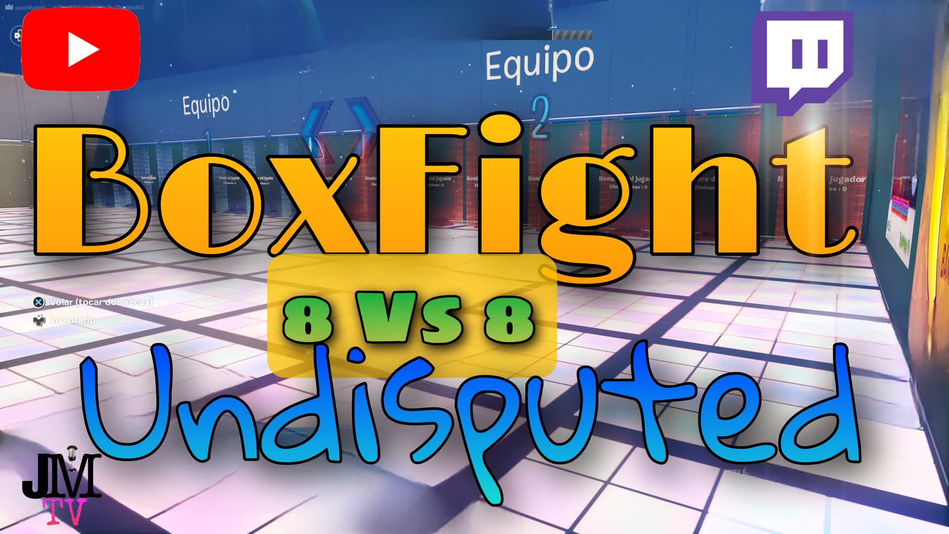 BoxFight 8 Vs 8 Undisputed [ jackmullertv ] – Fortnite Creative Map Code