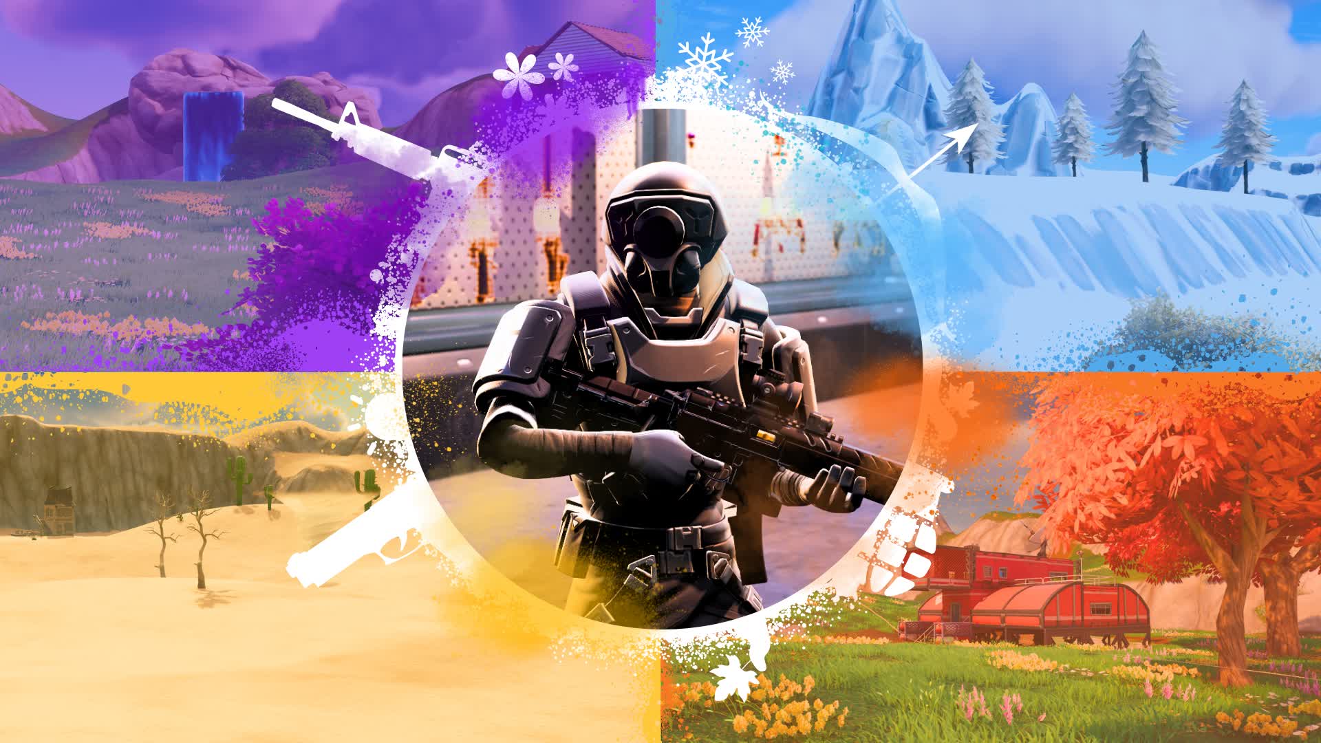 ☀️ ️ Seasons 🌷🍂 (FFA) [ johnnyblueprint ] – Fortnite Creative Map Code