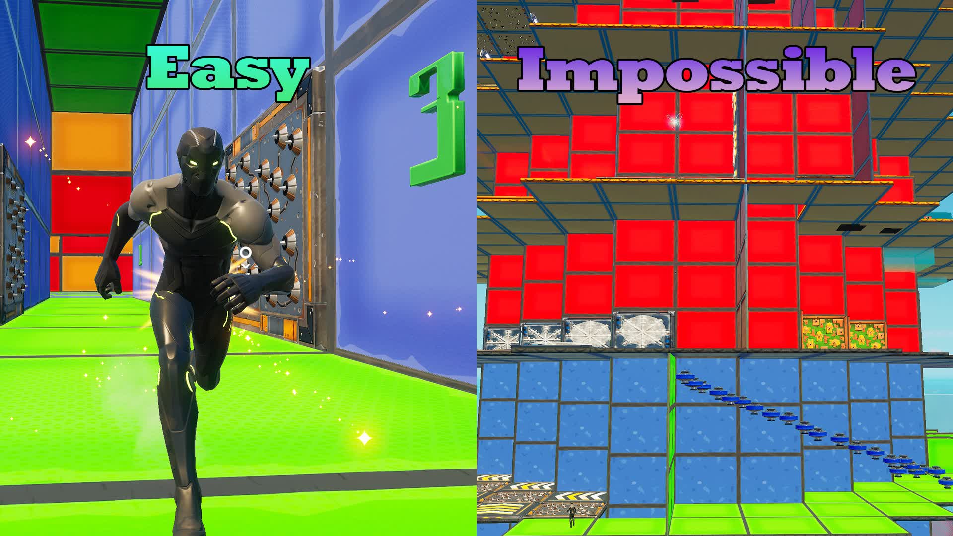 Easy to Impossible Deathrun [ six_7 ] – Fortnite Creative Map Code