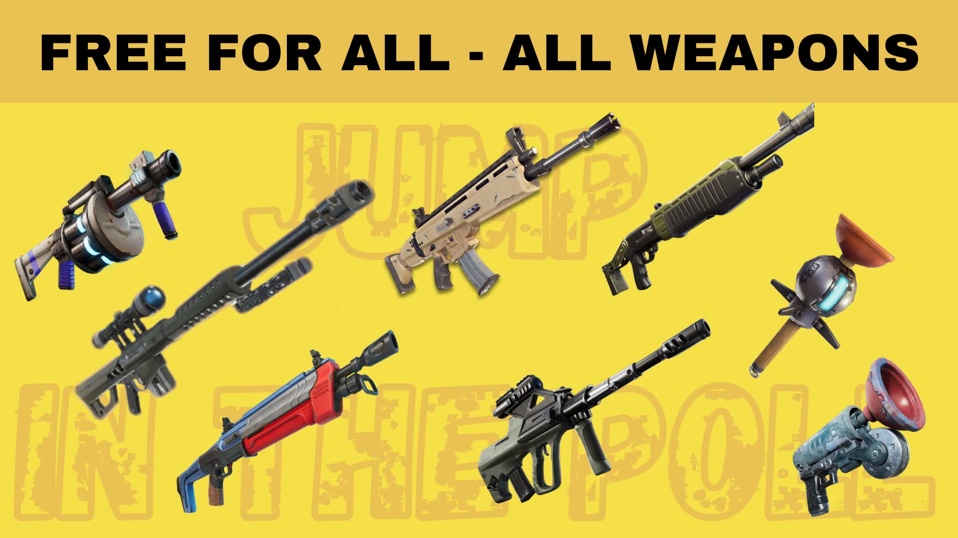 POOL Free for All - ALL WEAPONS [ wolf_rafatlds ] – Fortnite Creative ...