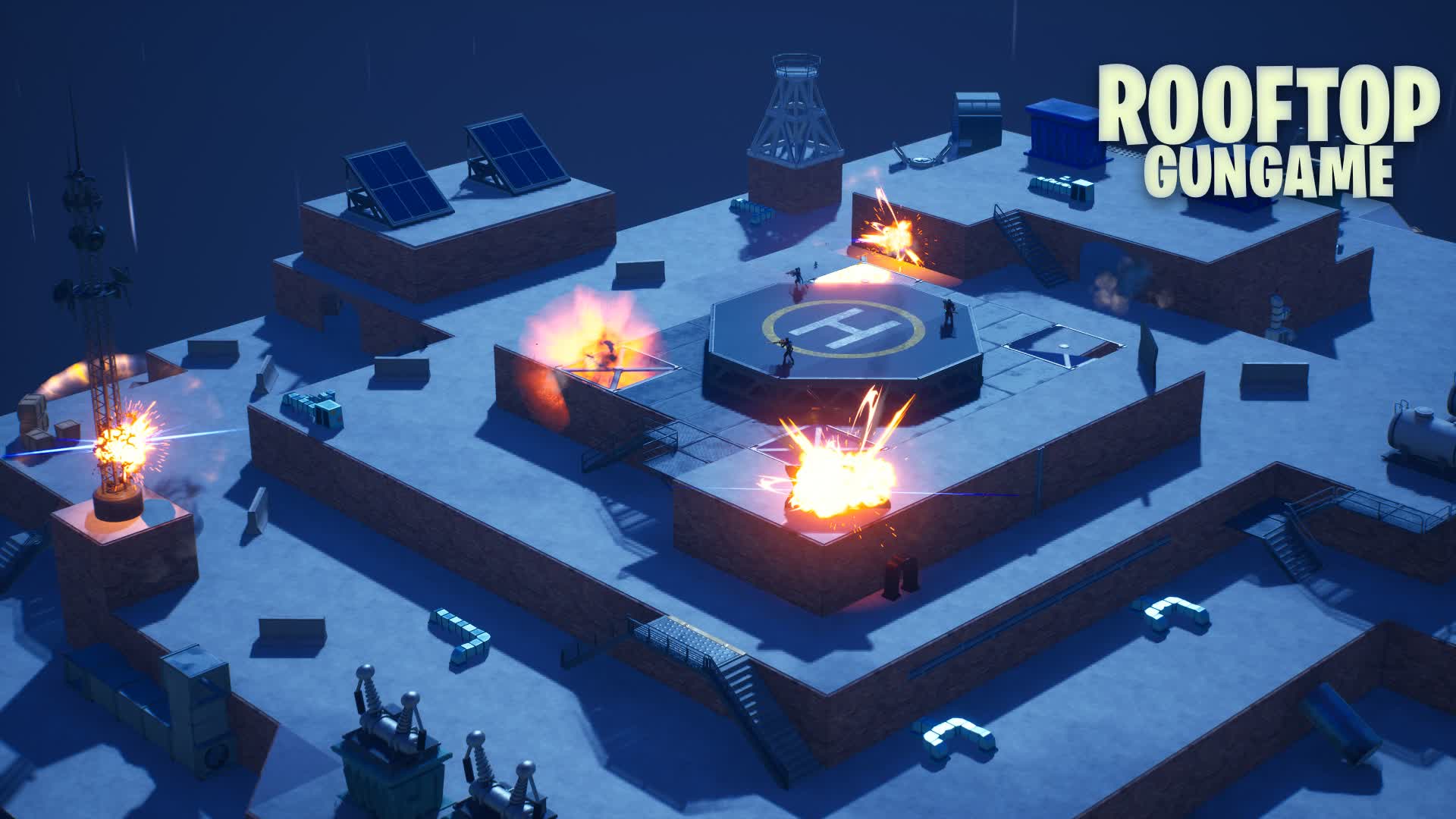 Rooftop Gun Game [ sandstorm ] – Fortnite Creative Map Code