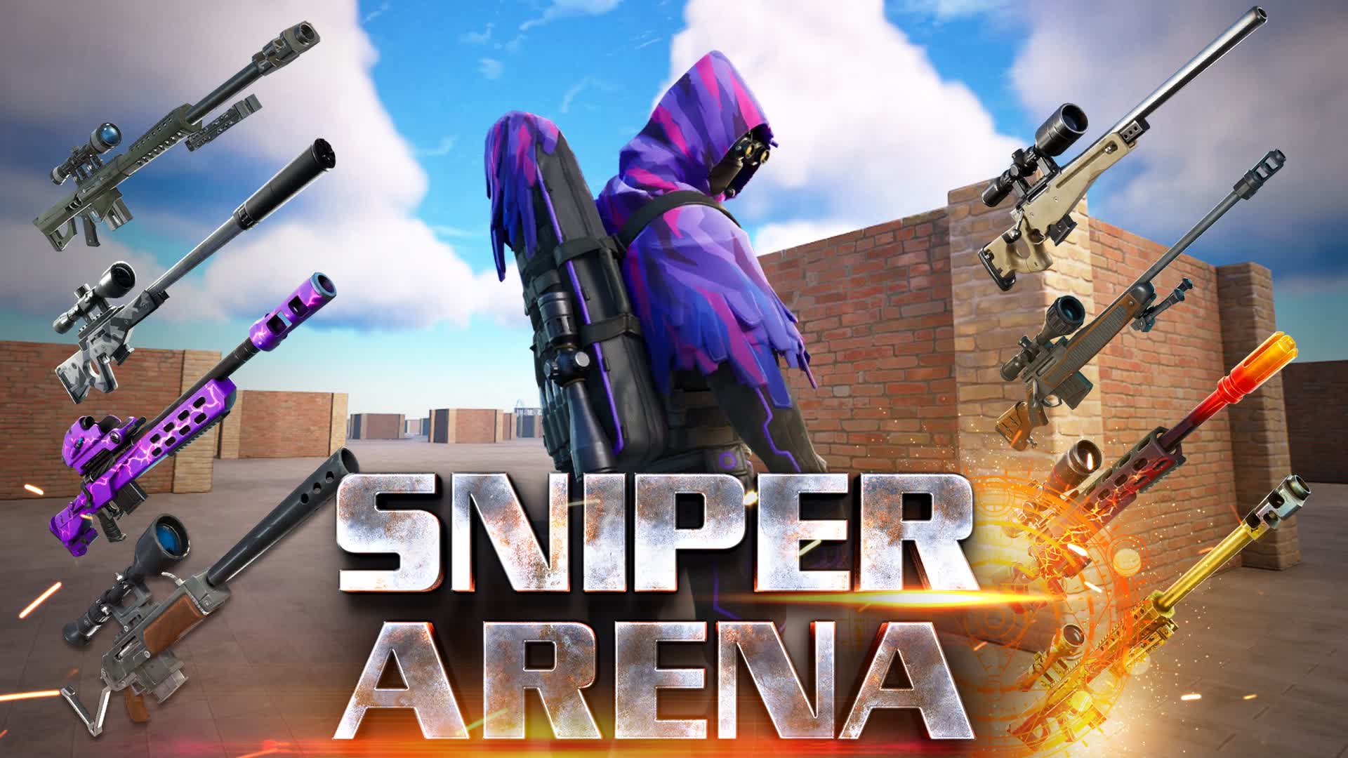 Sniper Arena 🎯 [ fxfx ] – Fortnite Creative Map Code