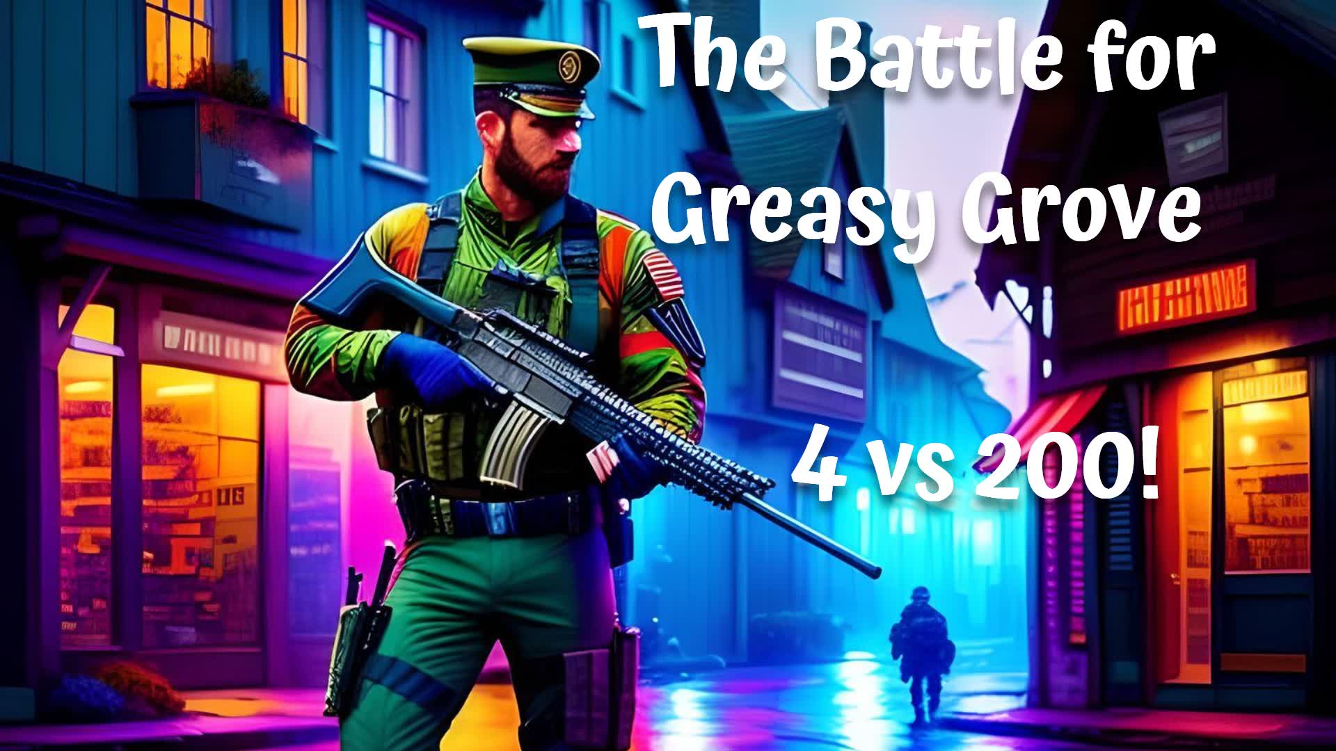 4 vs 200 The Battle for Greasy Grove [ agnnostos ] – Fortnite Creative ...