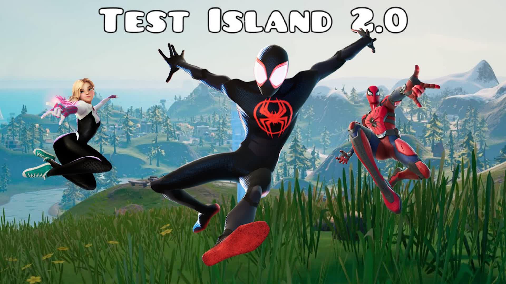 Spidey’s Test Island 2.0🏝️ [ spideygamesyt ] – Fortnite Creative Map Code