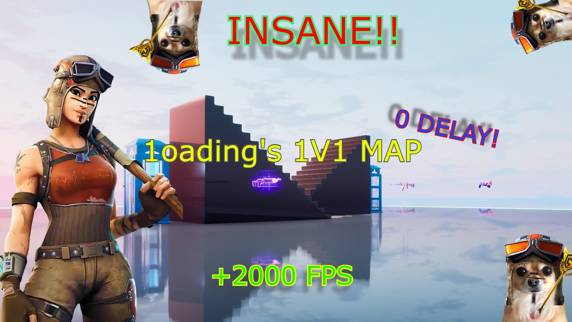 1oading's 0 delay 1V1 map! +2000 FPS!🐐 [ 1oading ] – Fortnite Creative ...