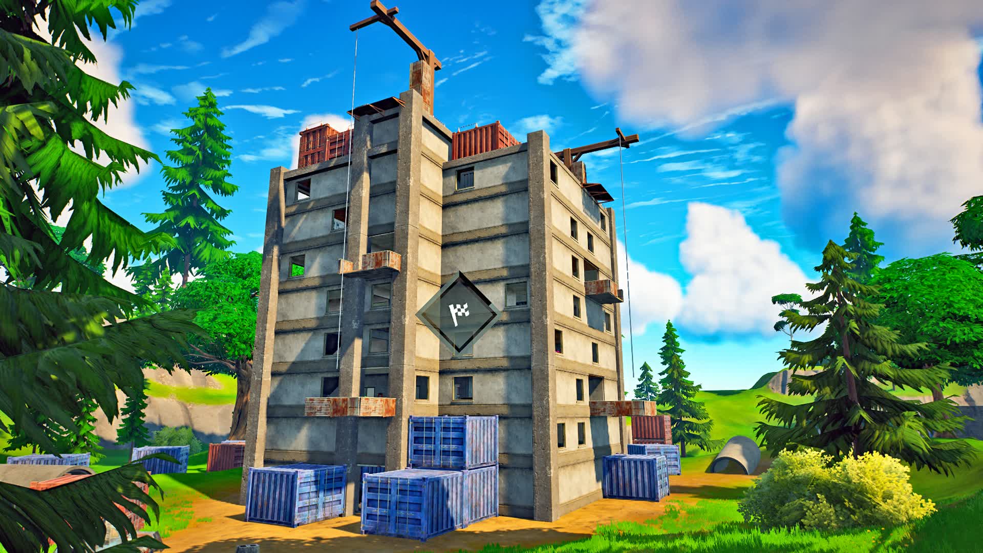 VERTICAL COMBAT - Capture The Point [ Smurff ] – Fortnite Creative Map Code