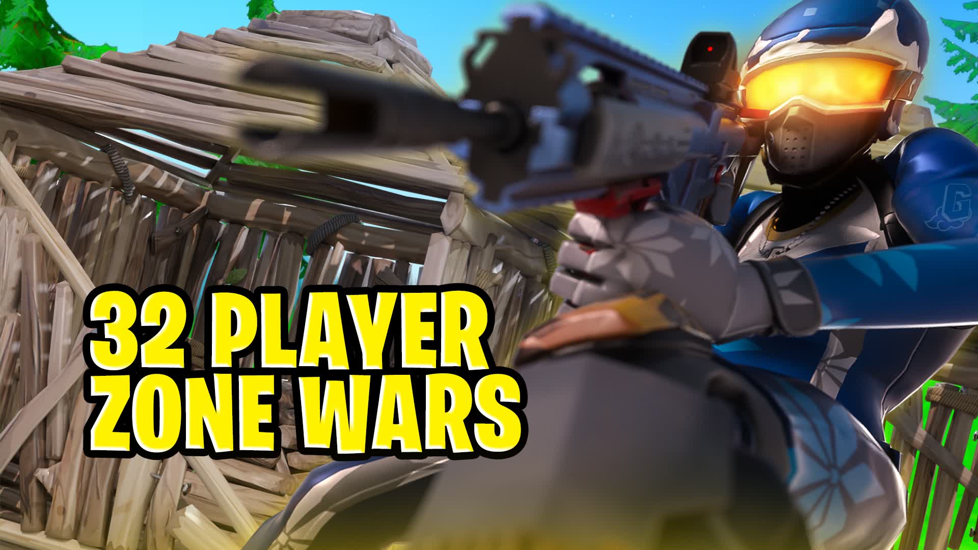 32 Player Zone Wars⭐Realistic [ gasclan ] – Fortnite Creative Map Code