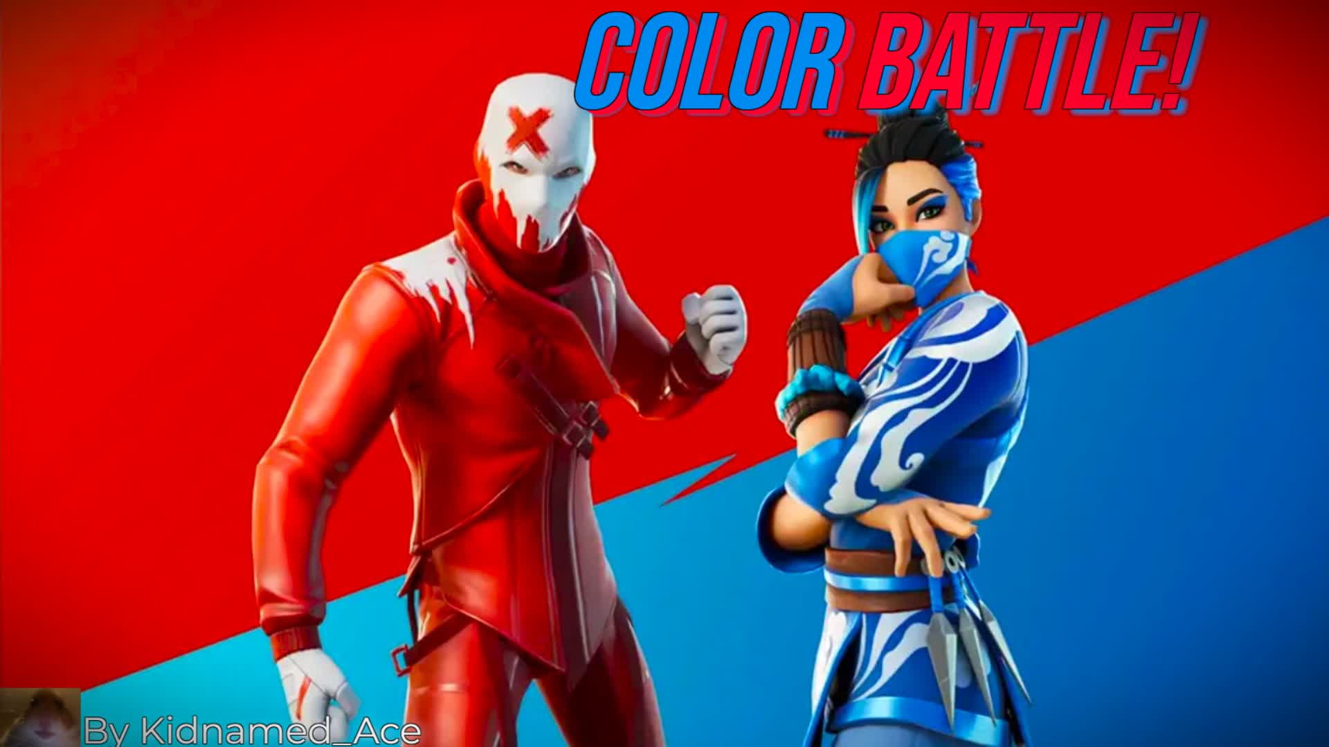 💖💙 Color Battle! 💚🤍 (Red vs Blue) [ kidnamedace ] – Fortnite Creative ...