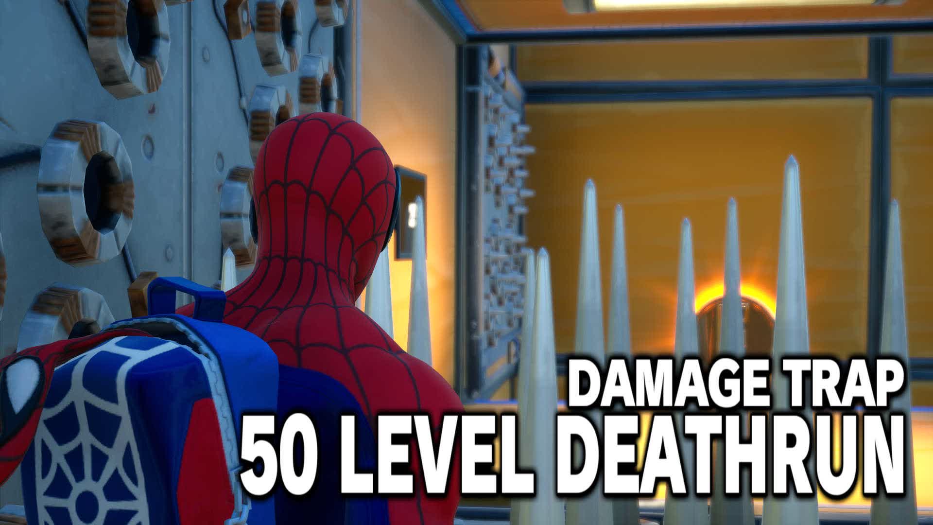 📌 DAMAGE TRAP 50 LEVEL DEATHRUN 📌 [ mogura ] – Fortnite Creative Map Code
