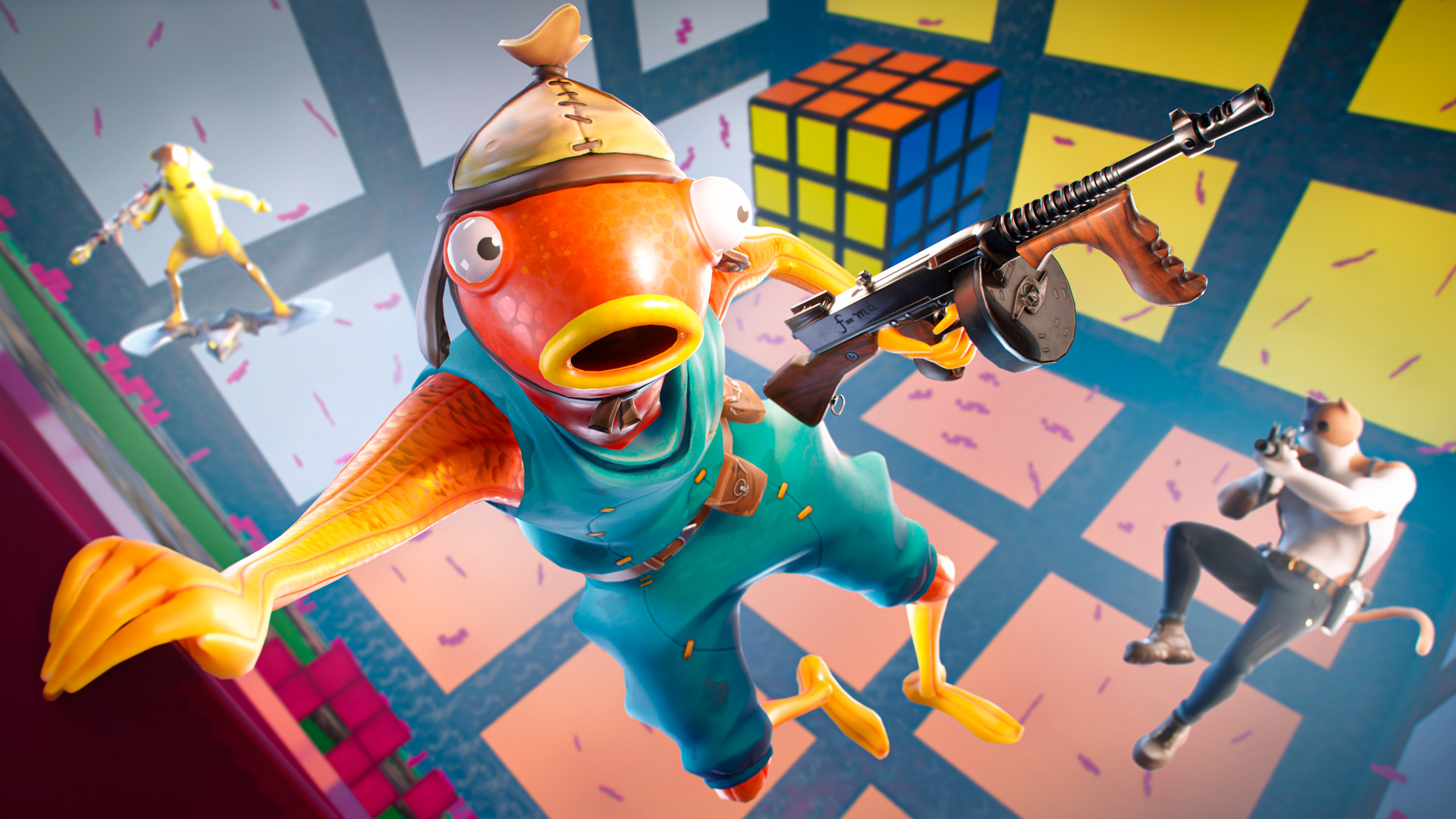 Rubik Gun Game [ shdleo ] – Fortnite Creative Map Code