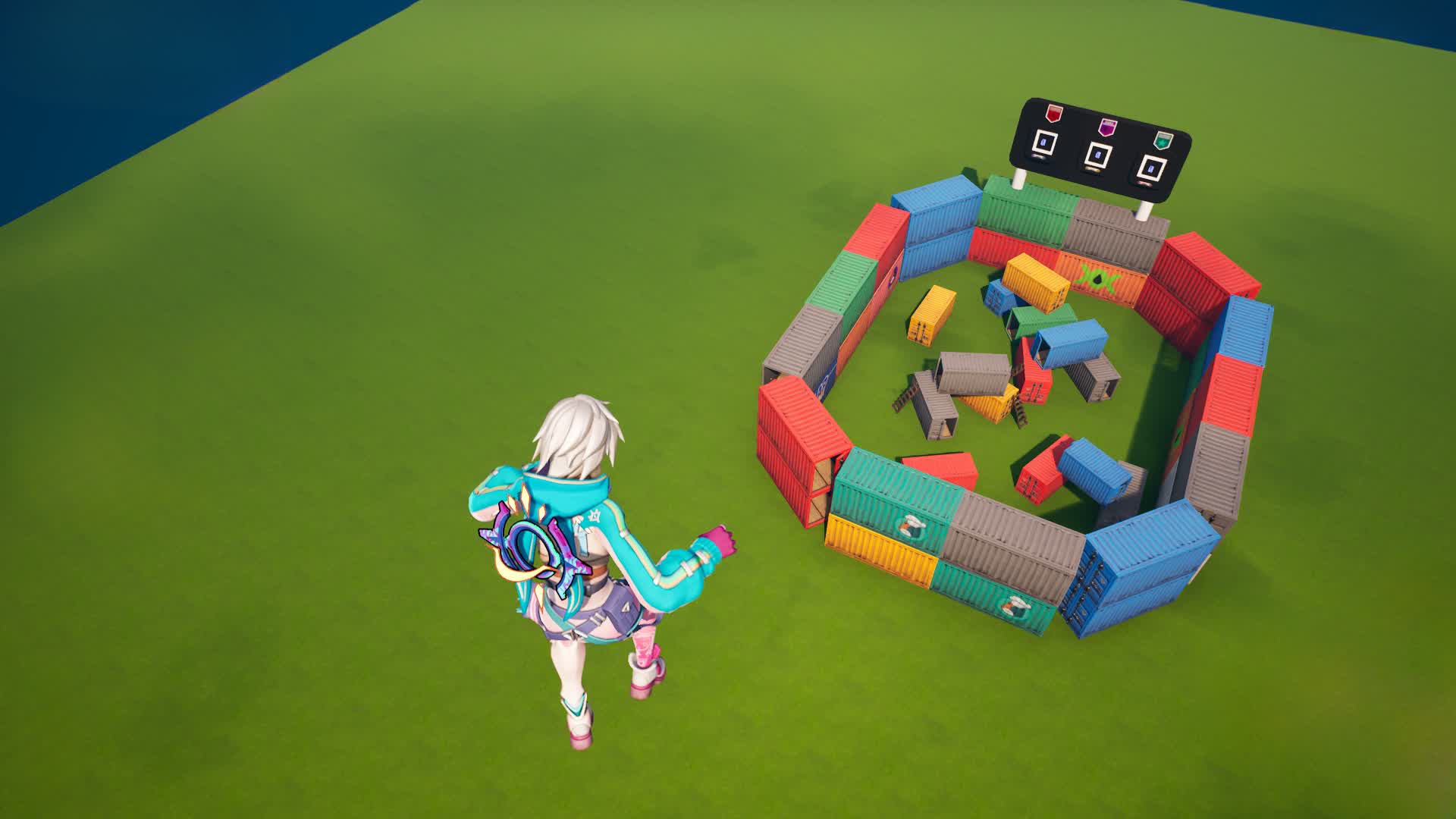 Container Gun War PVP 1V1V1 [ ripnracks ] – Fortnite Creative Map Code