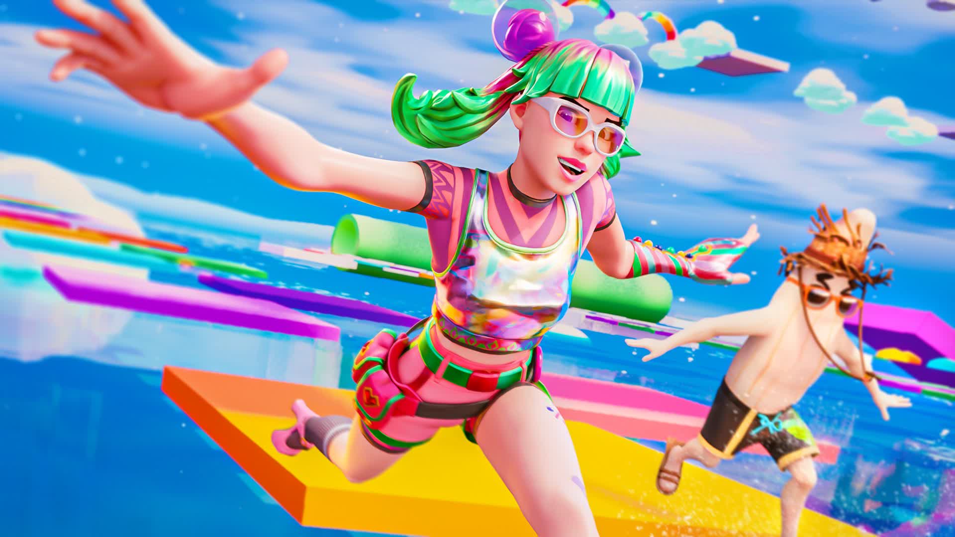🌈 Summer Obby ☀ [ rbth ] – Fortnite Creative Map Code