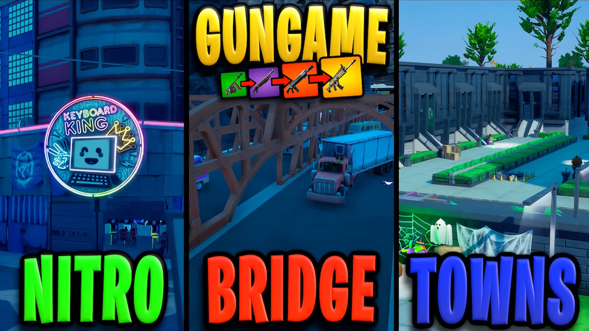 PICK A MAP GUN GAME BY RLG [ rlg ] – Fortnite Creative Map Code