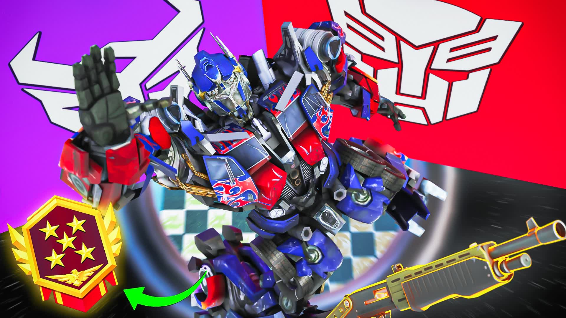 Optimus' Pit-All Guns FFA [ bobbybuilds ] – Fortnite Creative Map Code