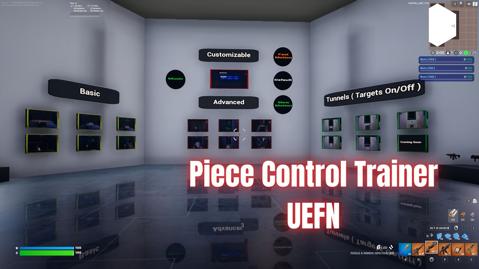 Piece Control Trainer UEFN ( C4S4 ) [ auron-79 ] – Fortnite Creative Map Code