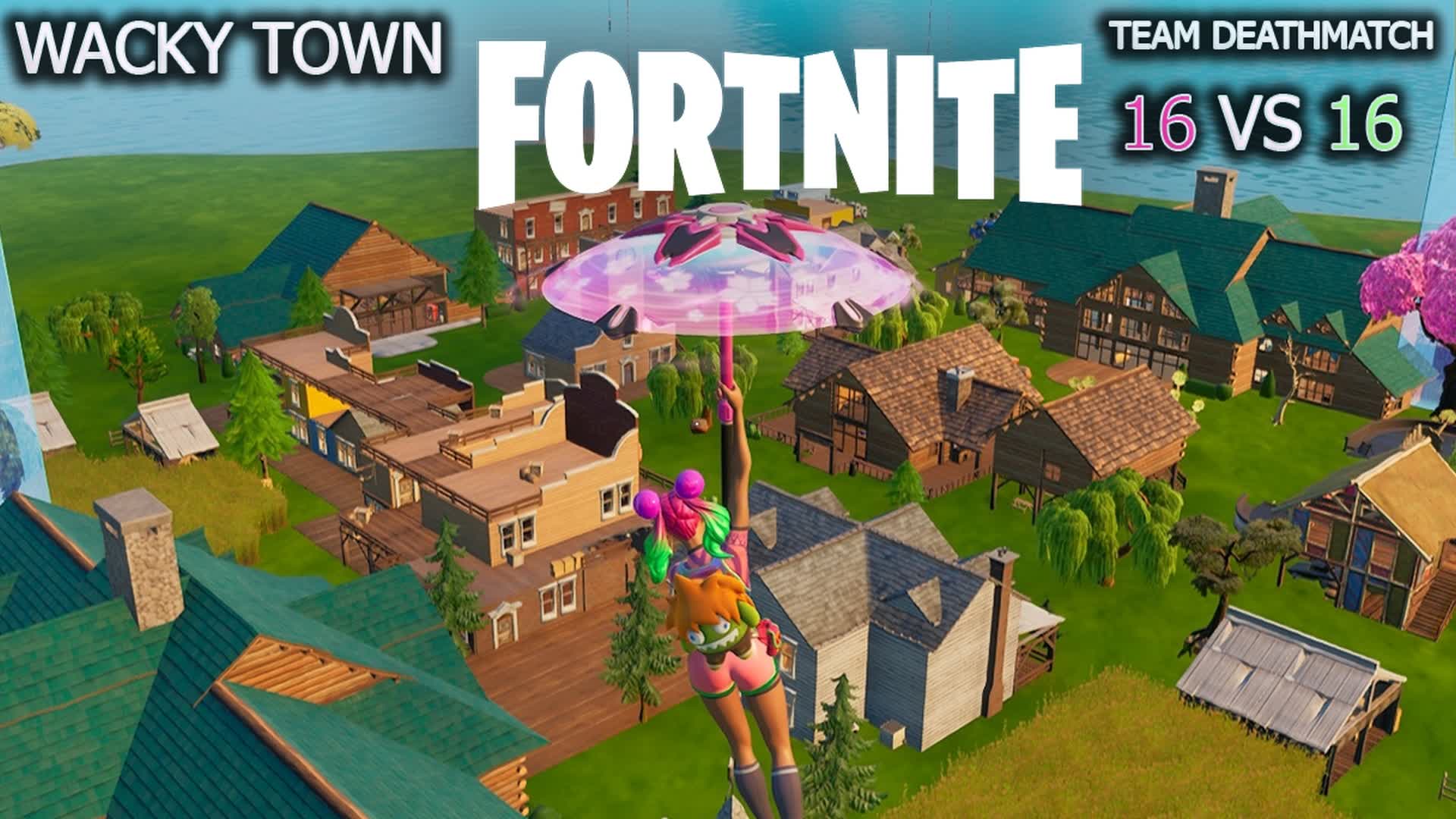 WACKY TOWN TDM 1.0 [ bakedkipling ] – Fortnite Creative Map Code