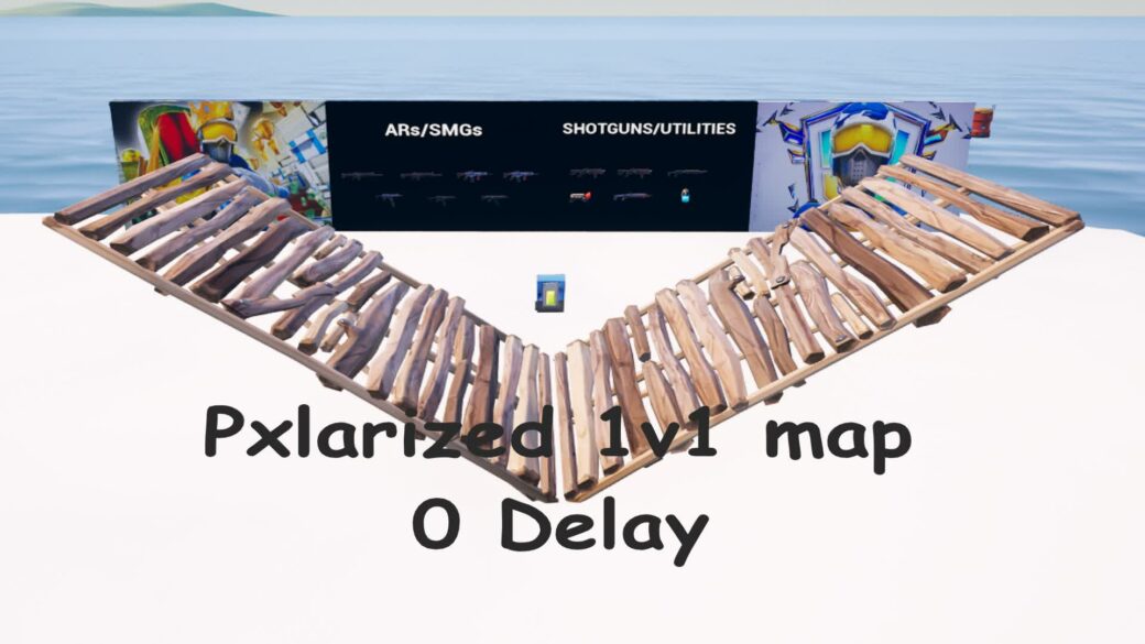 Pxlarized 1v1 BuildFight 0 Delay [ albip ] – Fortnite Creative Map Code