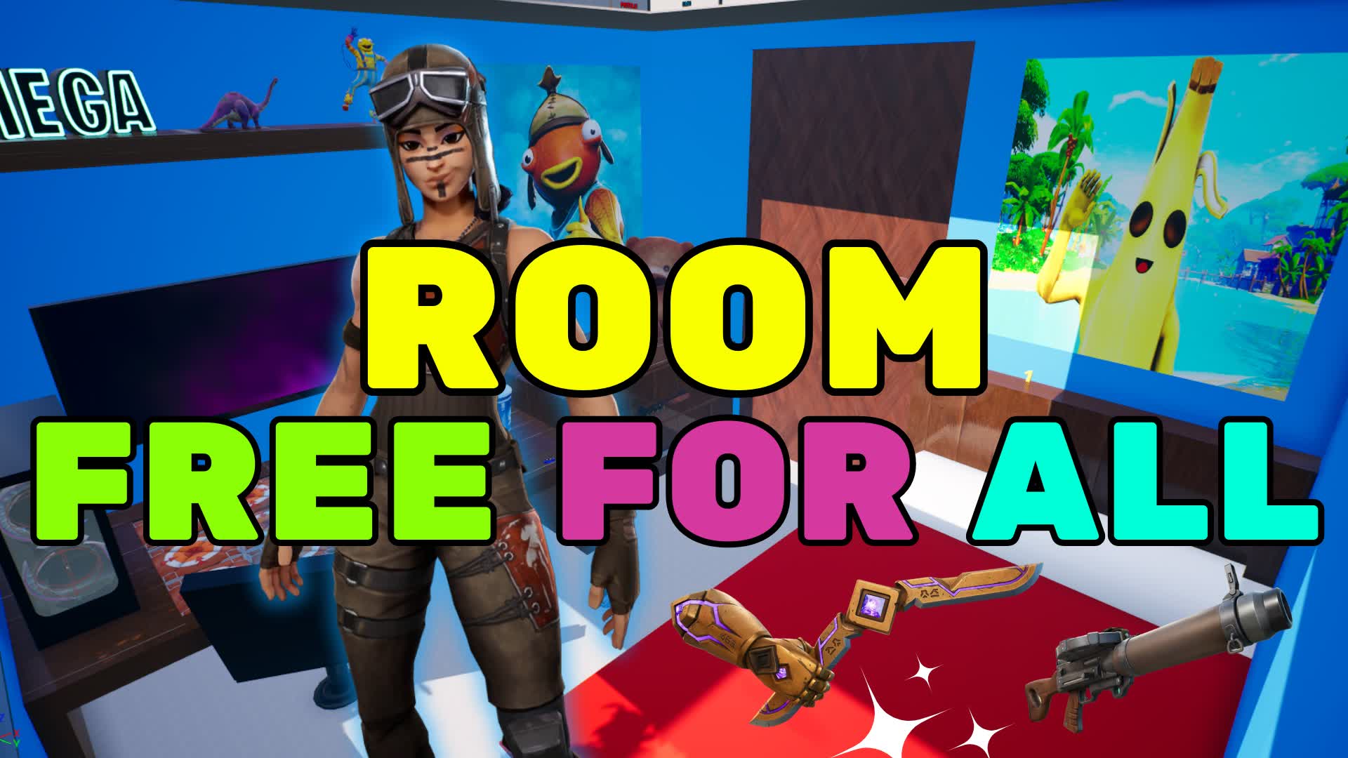 (ROOM🏡) ALL WEAPONS-FREE FOR ALL [ jhoe ] – Fortnite Creative Map Code