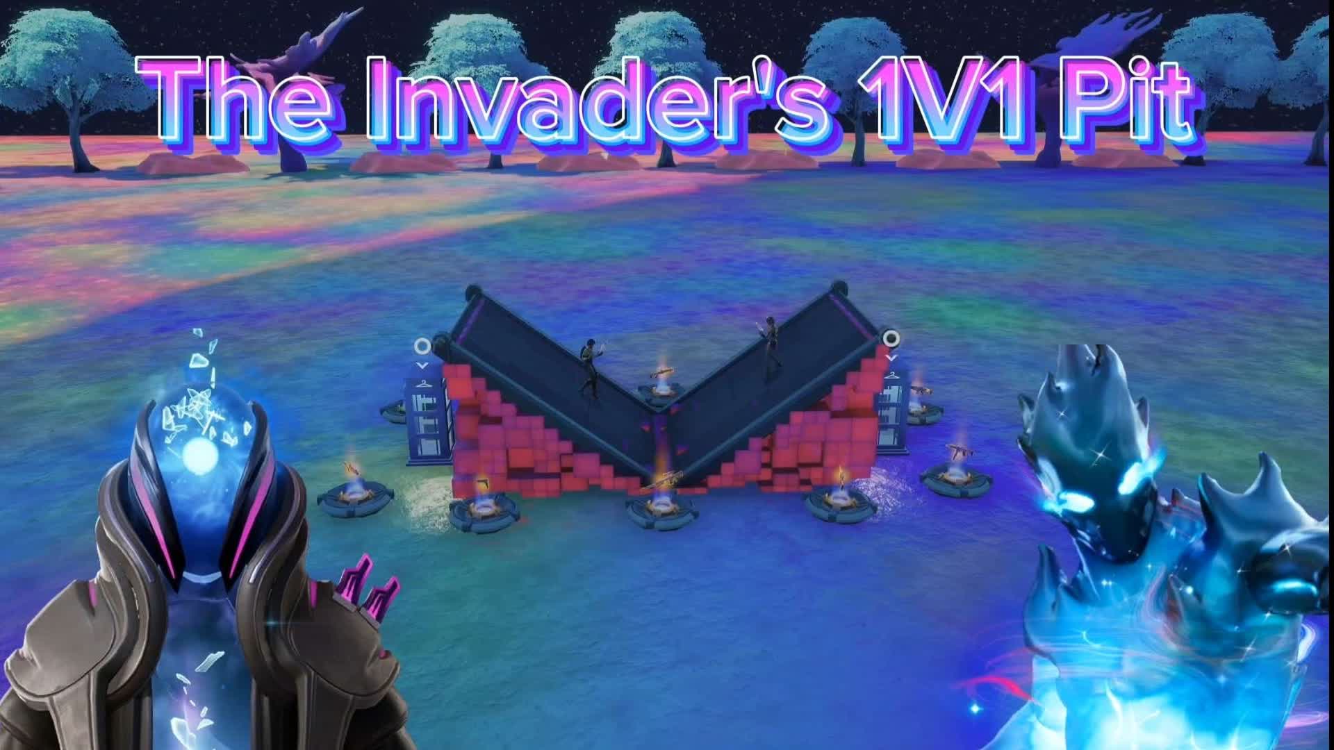 The Invader's 1V1 Pit [ blakerxv ] – Fortnite Creative Map Code