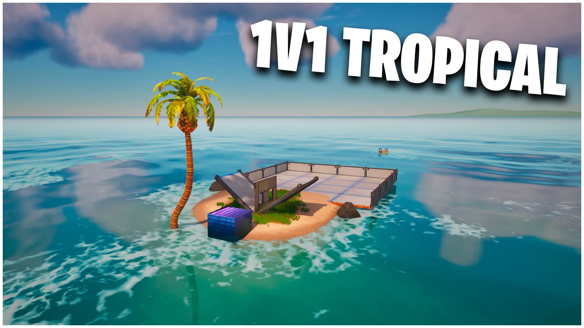 1V1 TROPICAL🏝️" 🎶 MAP🎶" [ smi996 ] – Fortnite Creative Map Code