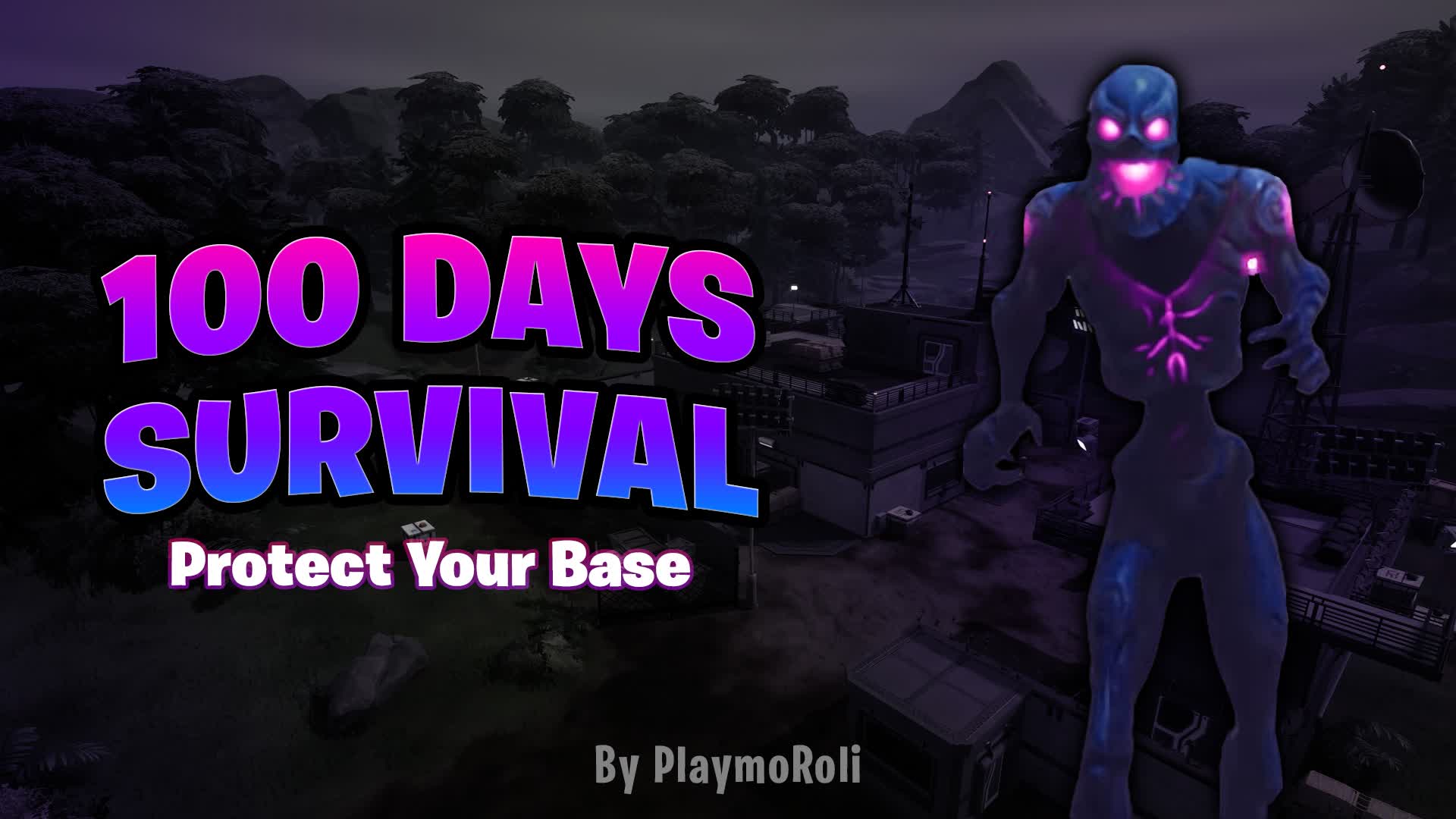 🧟 100 DAYS SURVIVAL | PROTECT YOUR BASE [ playmoroli_yt ] – Fortnite ...