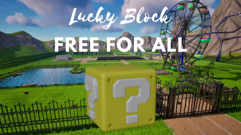 Lucky Block Free For All [ jl-creations ] – Fortnite Creative Map Code