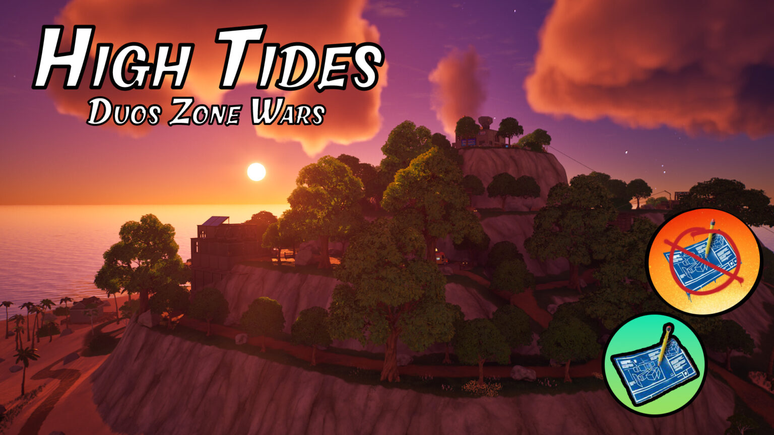 High Tides Duos Zone Wars [ wornsnow88 ] – Fortnite Creative Map Code