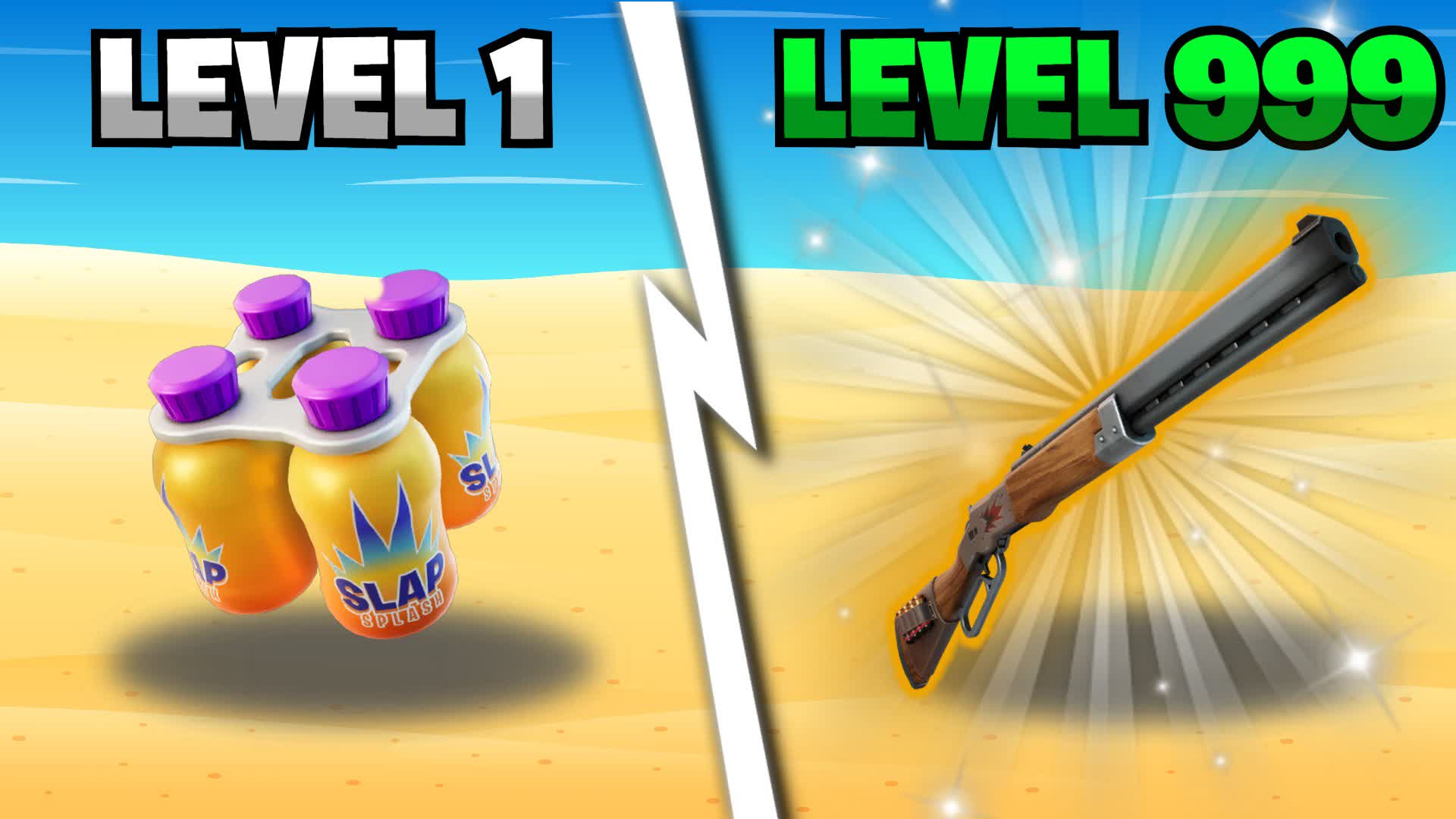 SLAP SPLASH ISLAND 🏝️ - ONE SHOT 💥 [ el3ktro ] – Fortnite Creative Map Code