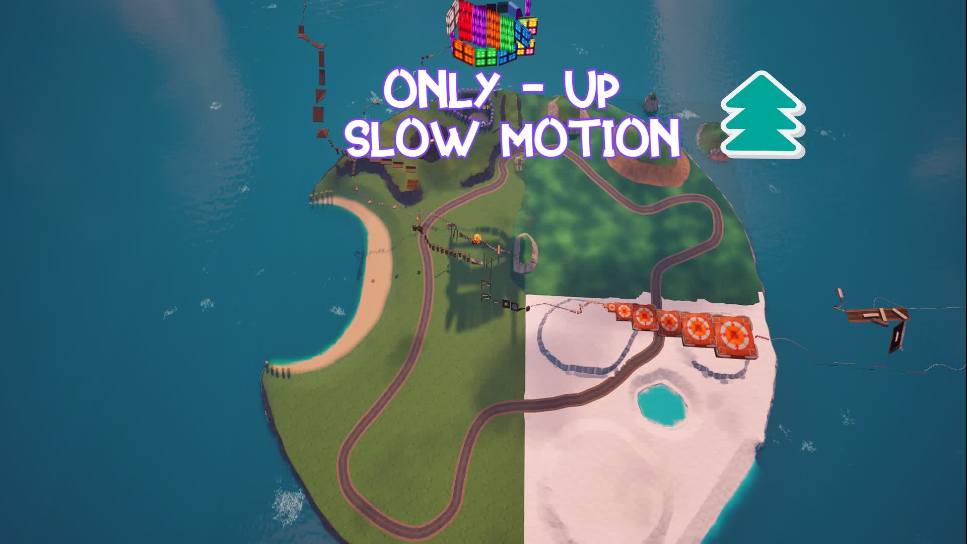 OnlyUp Slow Motion Control [ 3erbyt ] – Fortnite Creative Map Code