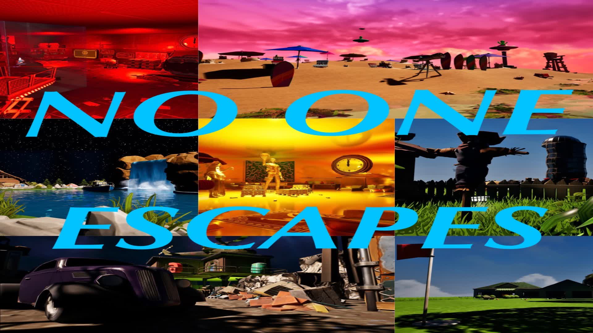 NO ONE ESCAPES... [ smallfry ] – Fortnite Creative Map Code