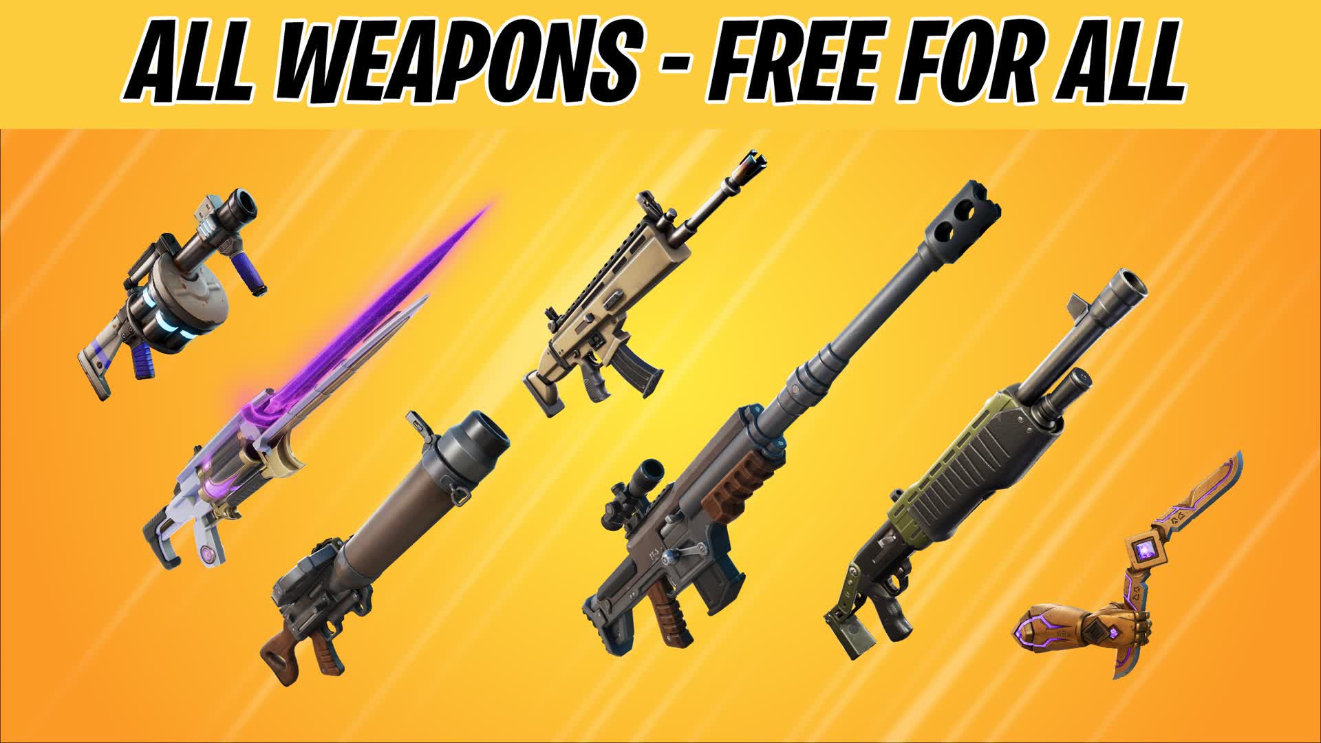 🔫 ALL WEAPONS FREE FOR ALL 😎 [ russie ] – Fortnite Creative Map Code
