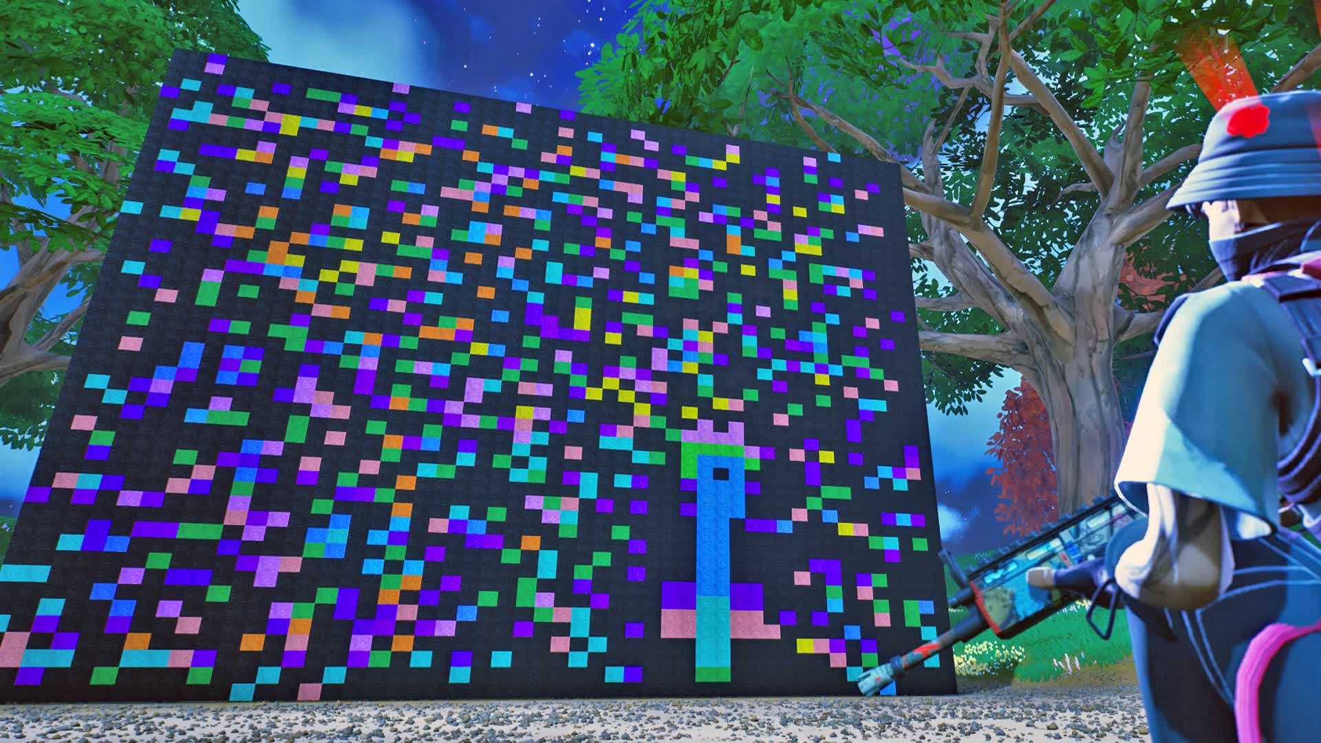 👾MEGA Pixel Chalkboard👾 [ Smurff ] – Fortnite Creative Map Code