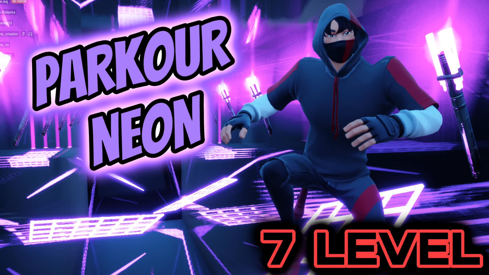 PARKOUR NEON [ VINS ] – Fortnite Creative Map Code