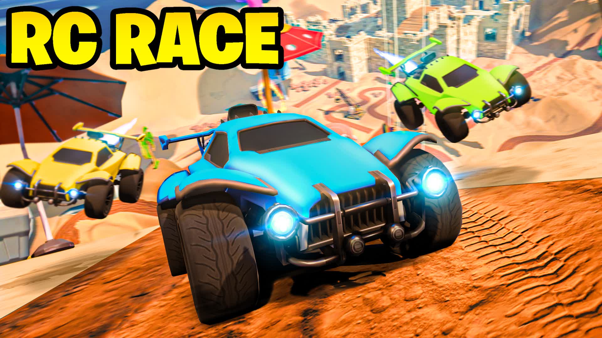 🏁RC Racing Sandy Slopes🏁 [ chap ] – Fortnite Creative Map Code