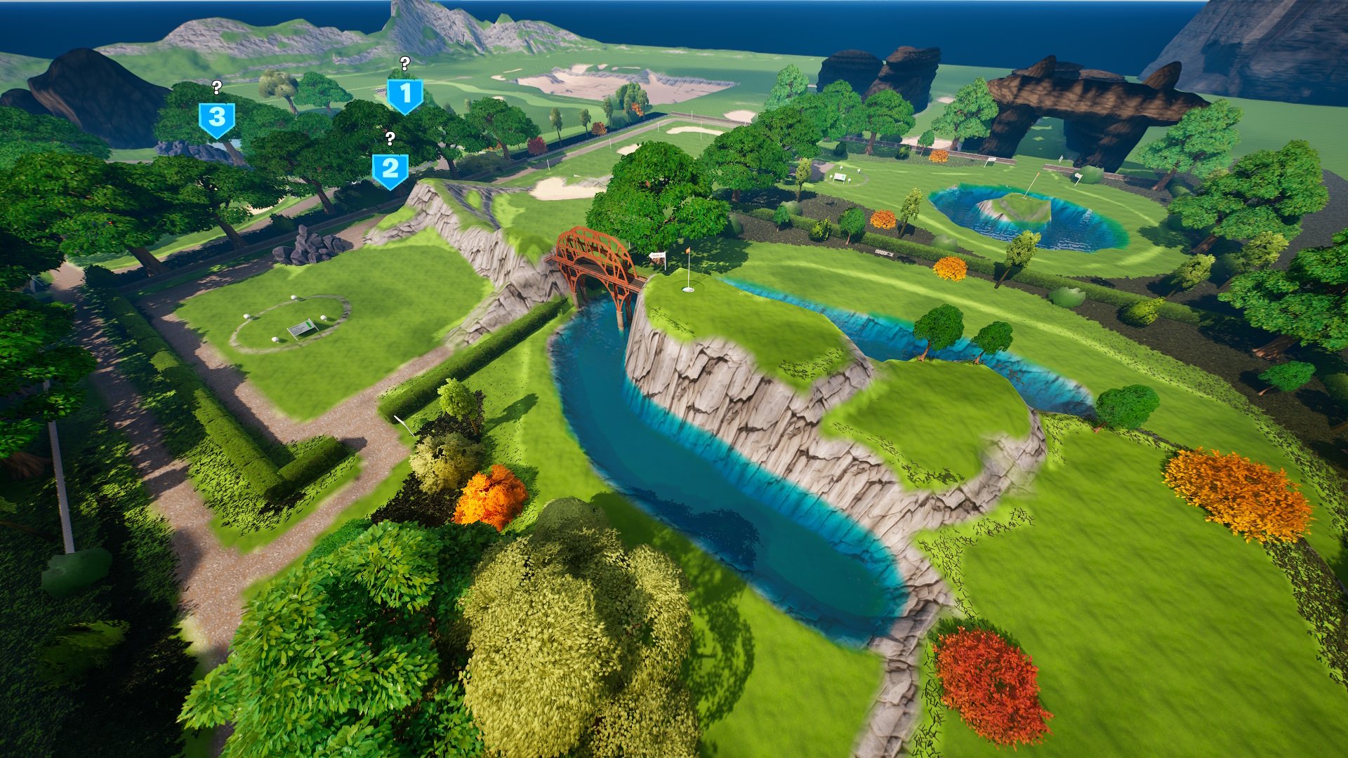 Ultimate Pro Golf Course 9 Hole [ metricator ] – Fortnite Creative Map Code