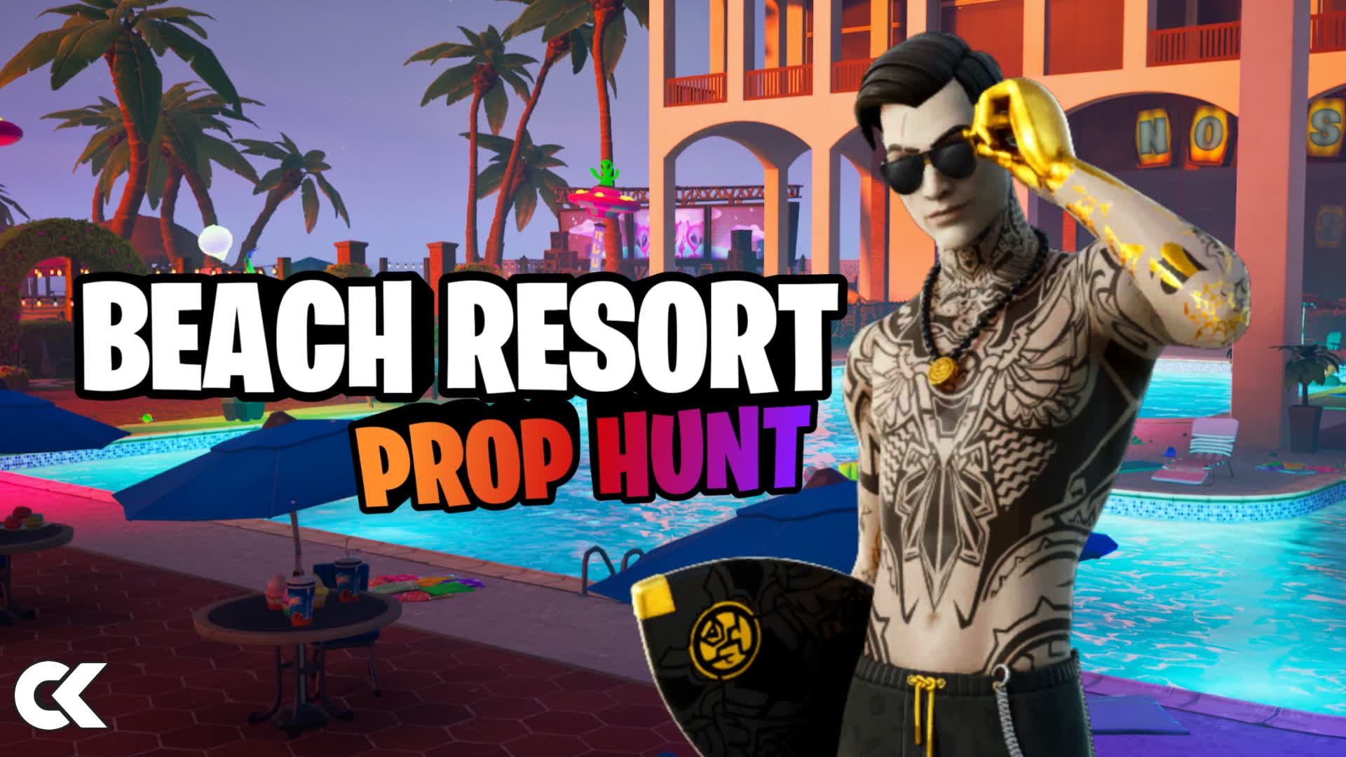 Summer Beach - Prop Hunt [ cetus ] – Fortnite Creative Map Code