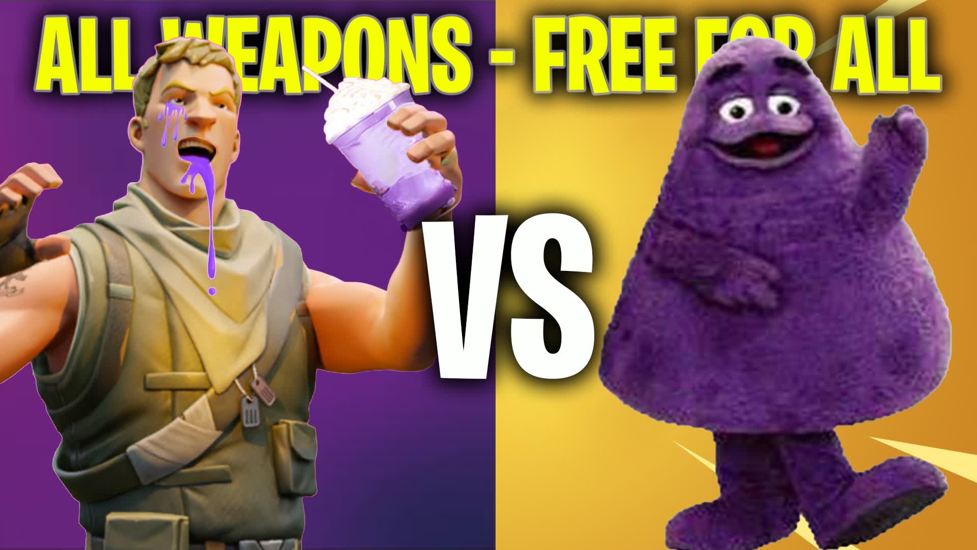 🍧 GRIMACE VS THE SHAKE 🍧 [ lool ] – Fortnite Creative Map Code