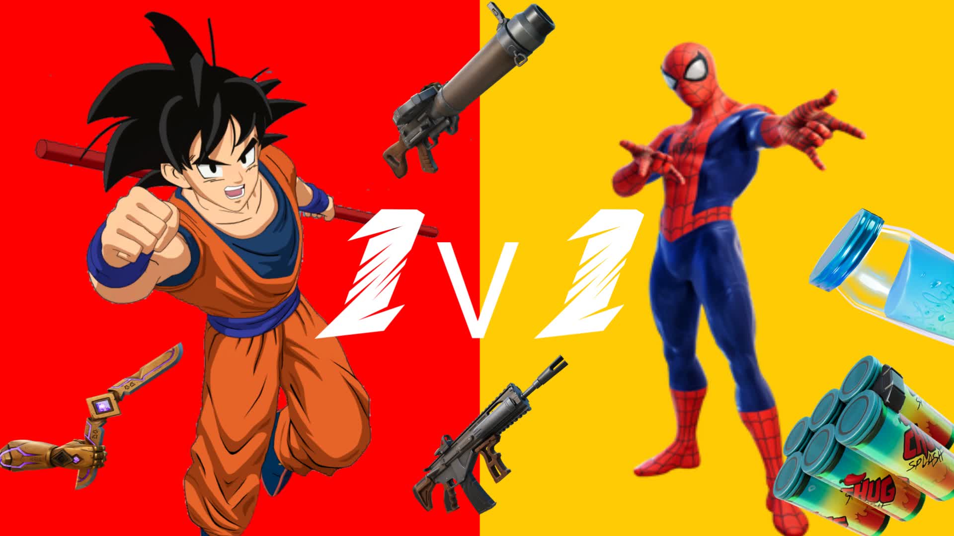 GOKU 1V1 SPIDER [ maaran ] – Fortnite Creative Map Code