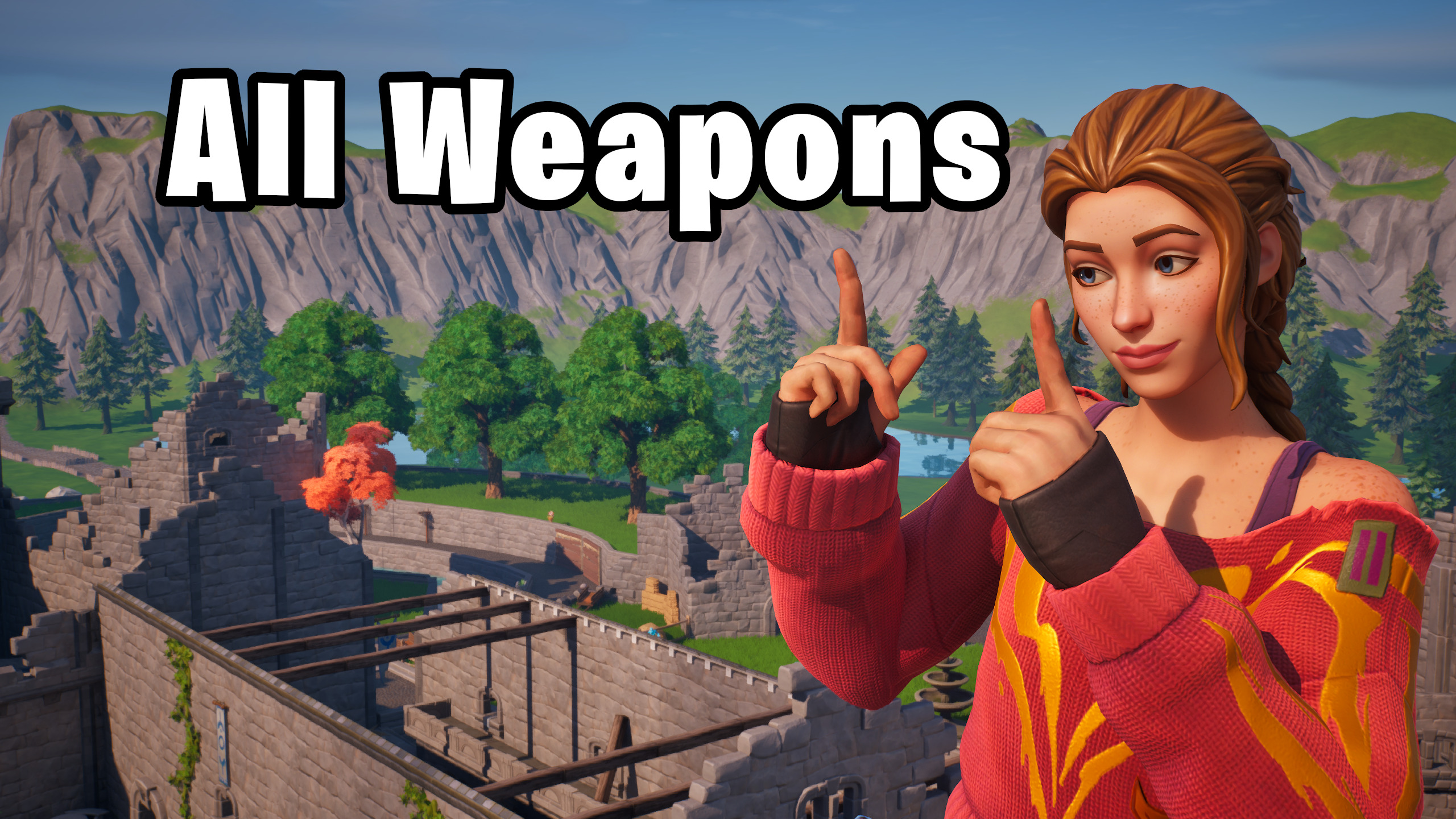 Ruined Castle - Zero Build [ coolio ] – Fortnite Creative Map Code