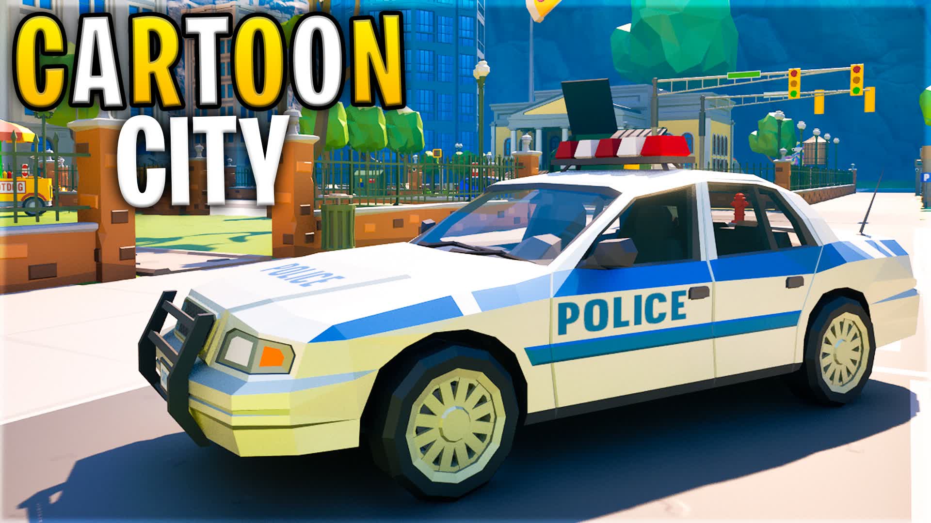 CARTOON CITY DRIVE 🌇 [ zakrzakyt ] – Fortnite Creative Map Code