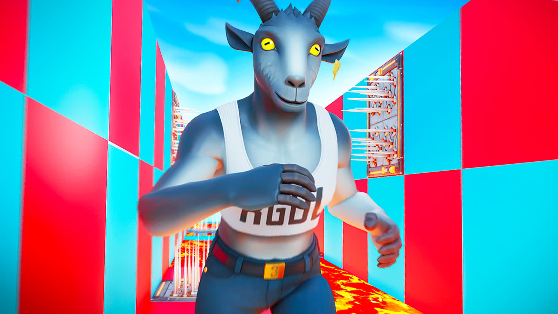 🐐300+ LEVEL DEATHRUN GOAT 🐐 [ asr ] – Fortnite Creative Map Code