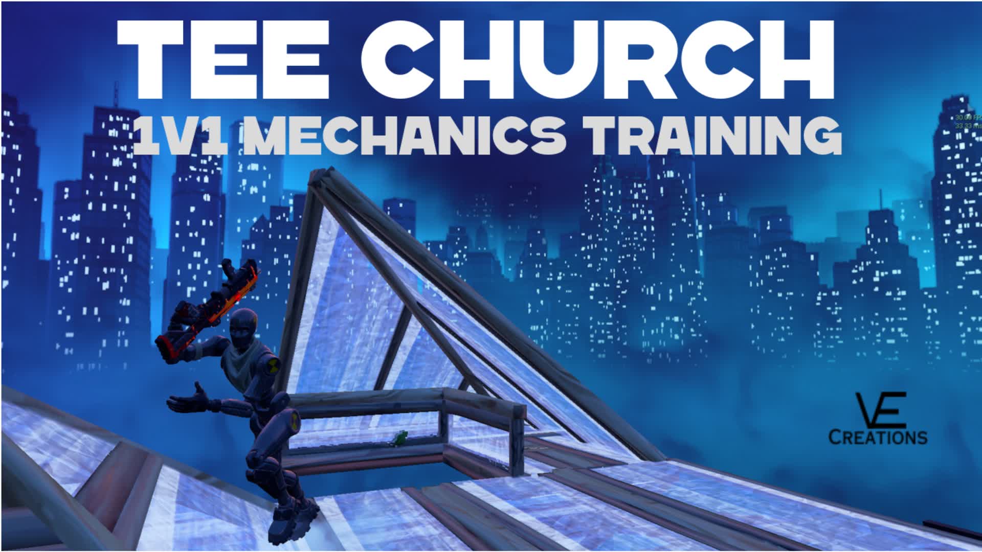 TeeChurch 1v1 Mechanics Training [ rylynn ] – Fortnite Creative Map Code