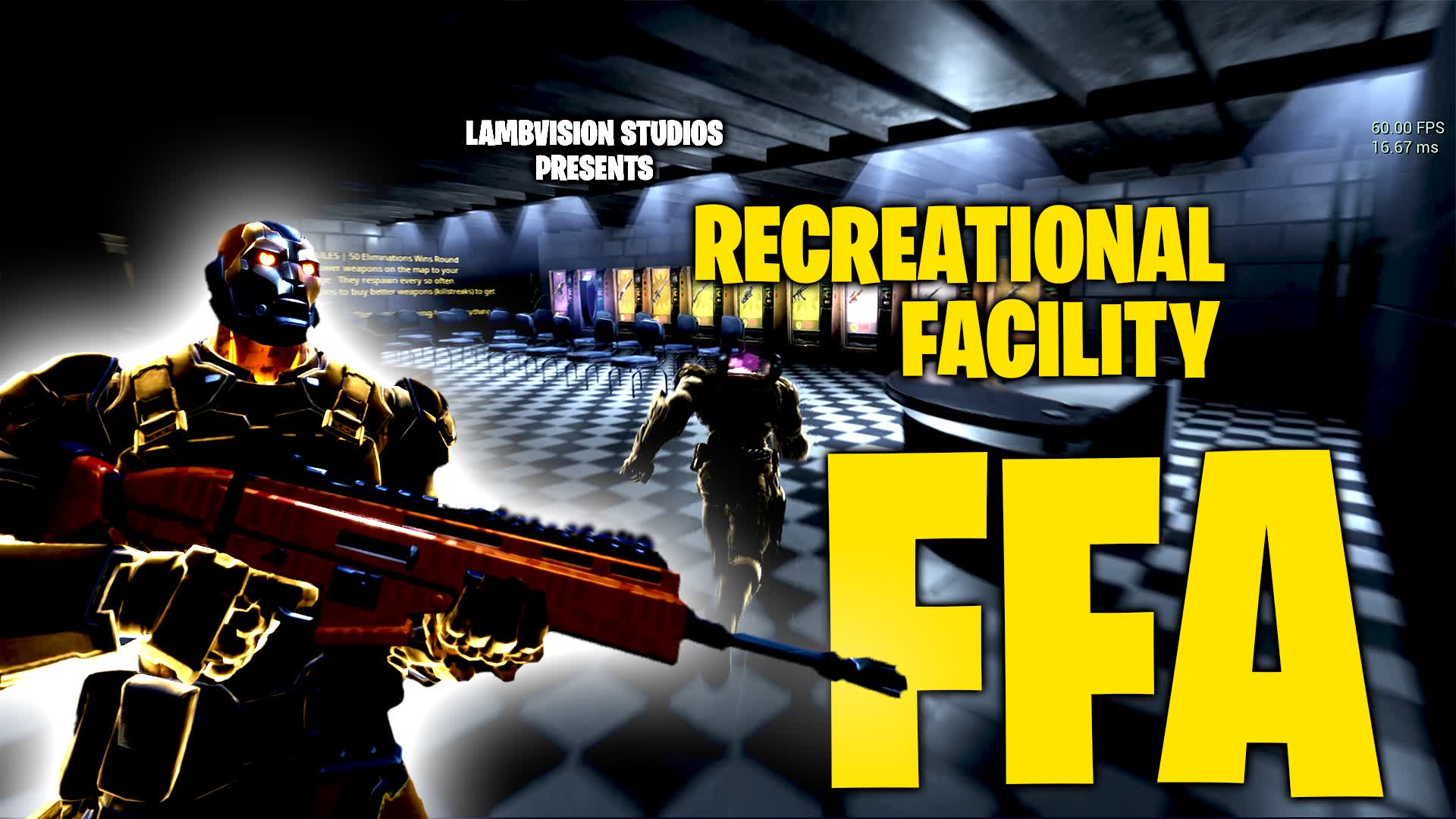 LVS FFA Recreational Facility [ lambvisionst ] – Fortnite Creative Map Code